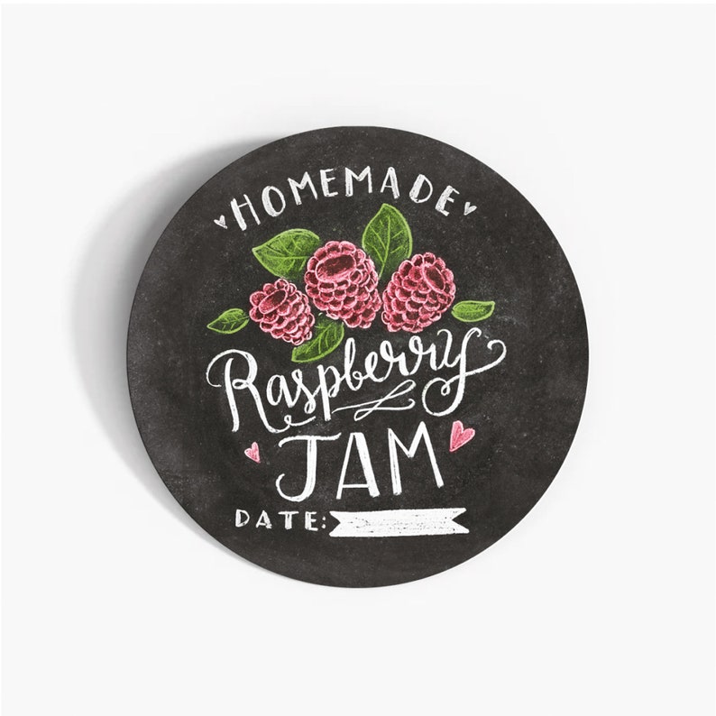 Set of 6 12 or 24 Homemade Chalk Art Jam Stickers - Etsy