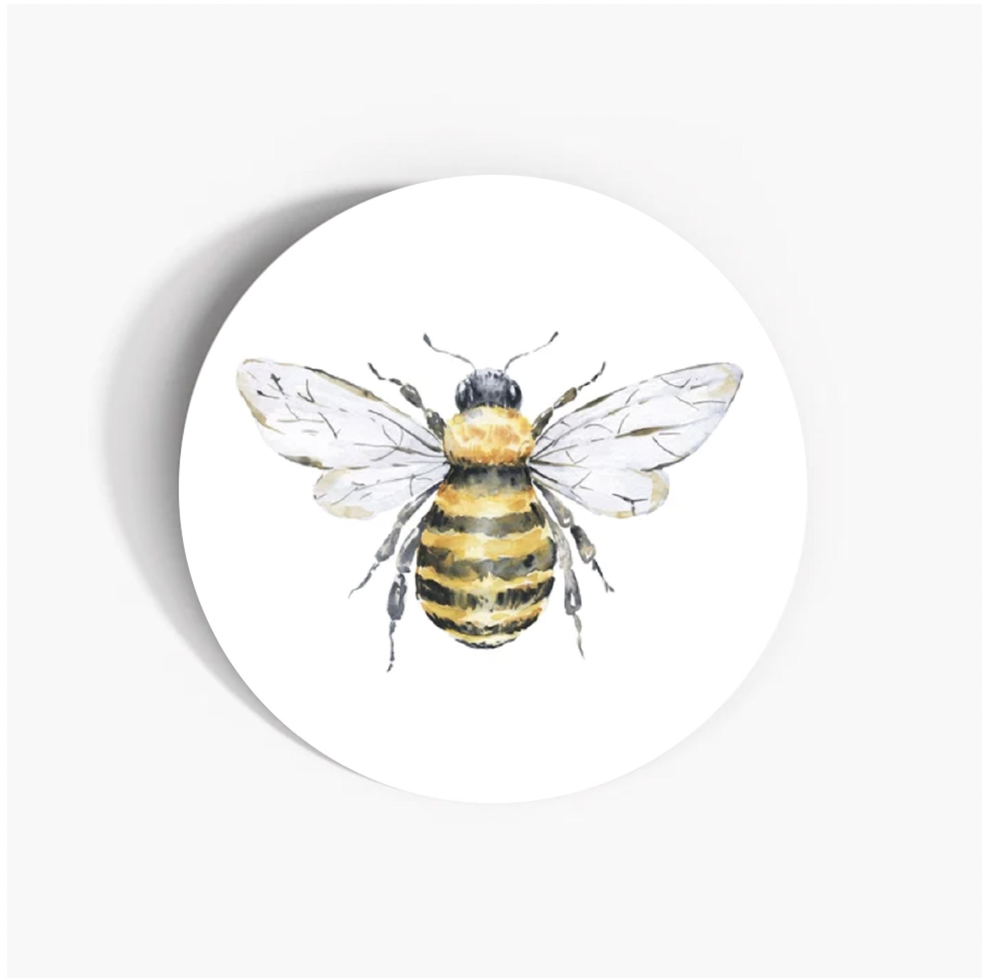 Bumblebee Paper Labels, 37mm Self-adhesive Paper Stickers, Multipack ...