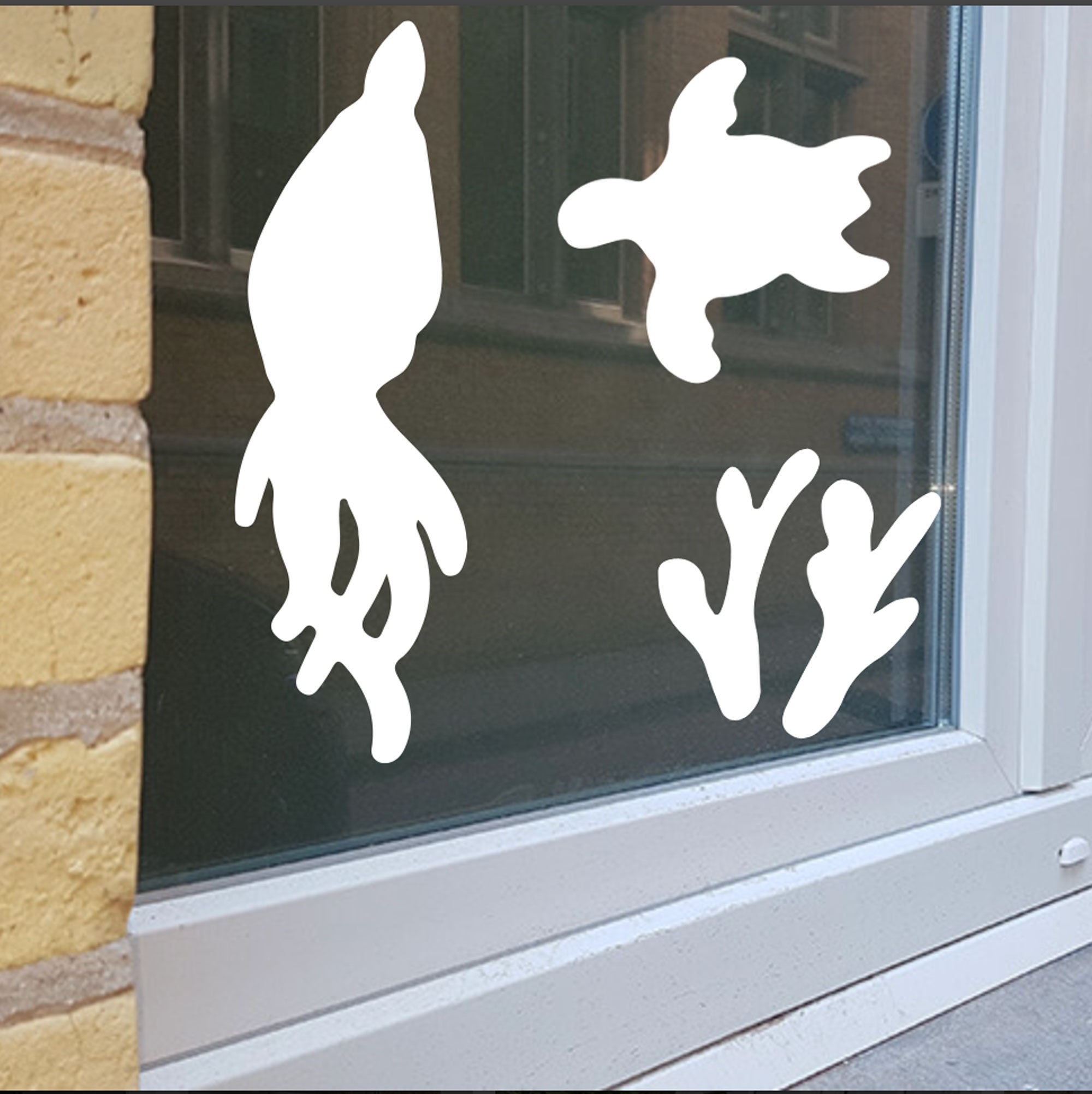 Set of 27 Under the Sea Window Sticker, Nautical Theme Window Cling ...