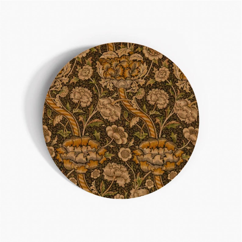 William Morris Gold Madder Paper Labels, 37mm Self-adhesive Wallpaper ...