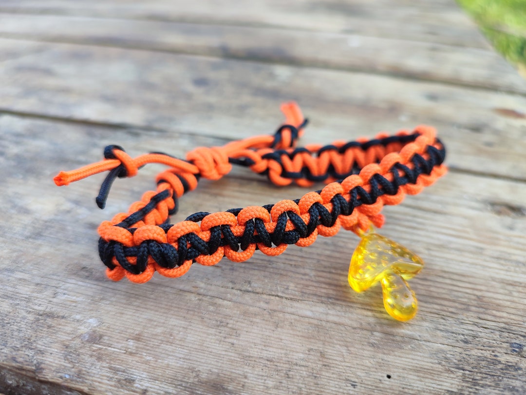 Friendship Bracelet Handmade Knitted Bracelet With Mushroom Charm ...