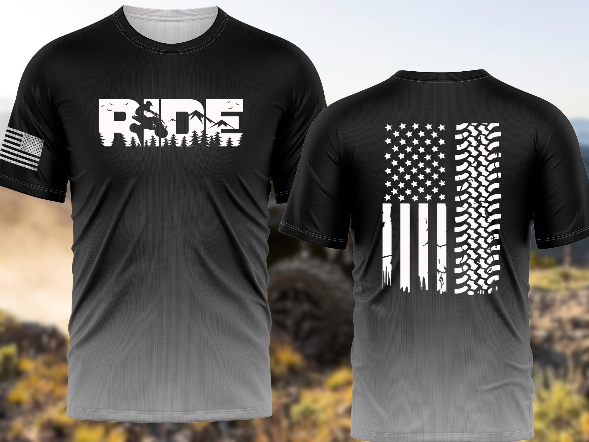 ATV Riding Moisture Wicking T Shirt, ATV off Road Shirt, Four Wheeling ...