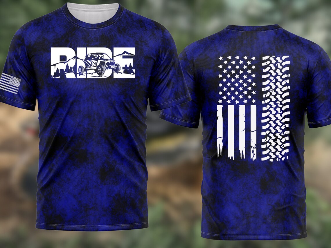 SXS Riding Performance Tee, SXS Shirt, Rzr Shirt, off Road Shirt, Utv ...