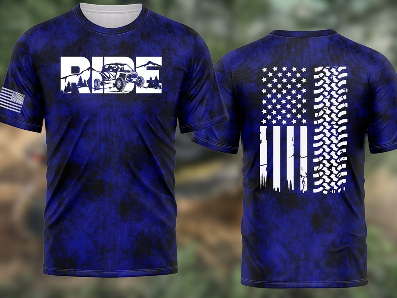 SXS Riding Performance Tee, SXS Shirt, Rzr Shirt, off Road Shirt, Utv ...