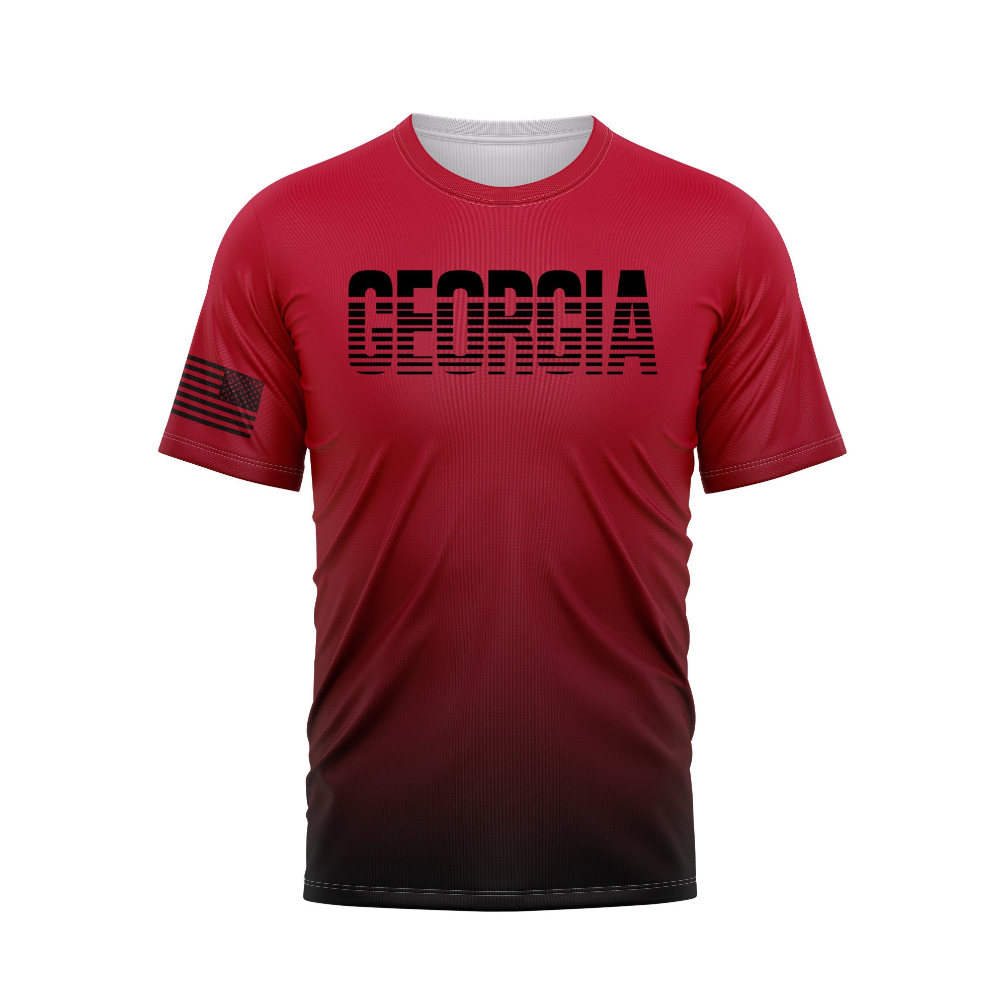 Georgia Football Shirt, Bulldog Football Dry Fit Shirt, Retro Georgia ...