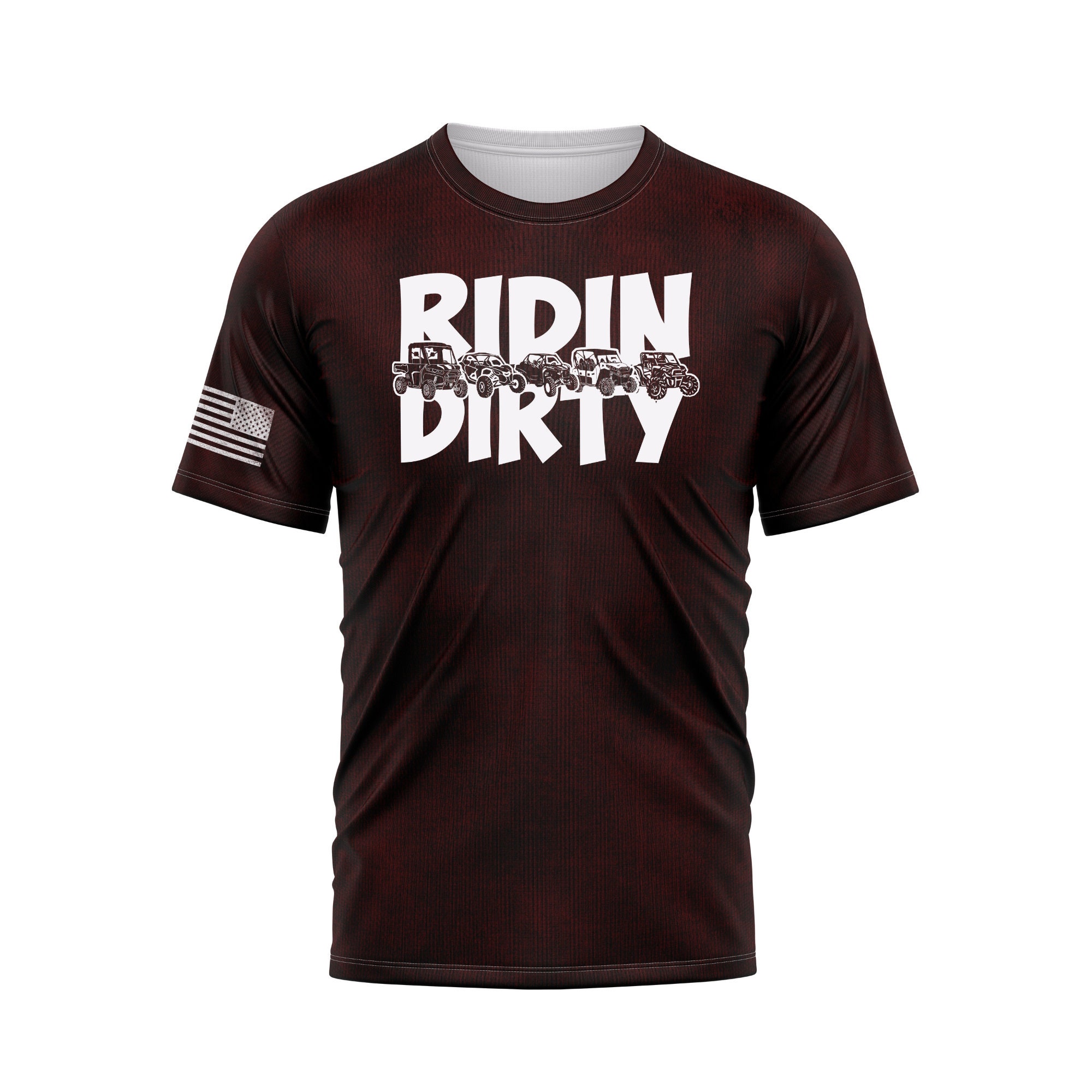 Mens SXS Riding Shirt, Ridin Dirty Dry Fit Shirt, Sxs Shirt, Atv Shirt ...