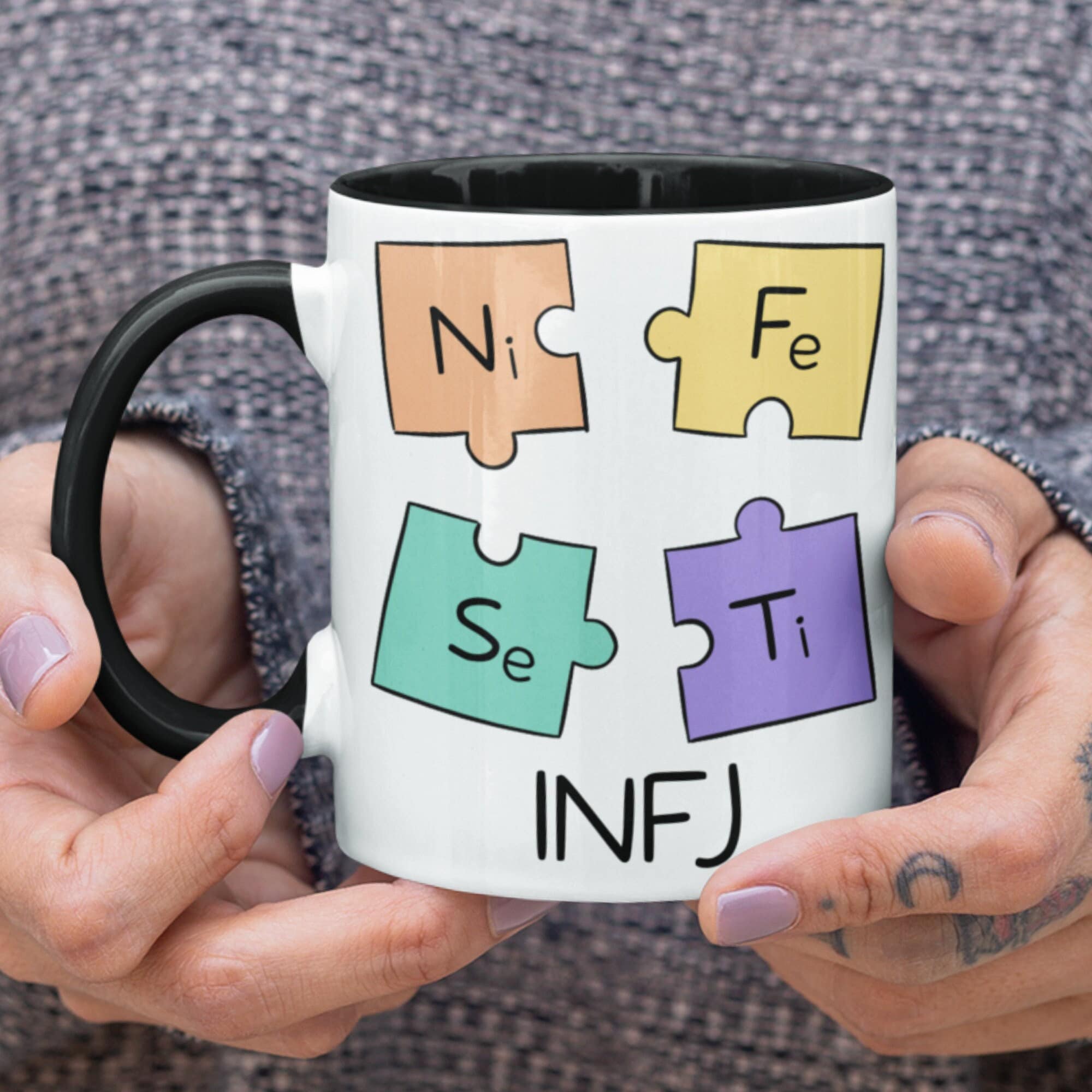 INFJ | Nife | MBTI | Cognitive Functions | Fun Puzzle | Counselor ...
