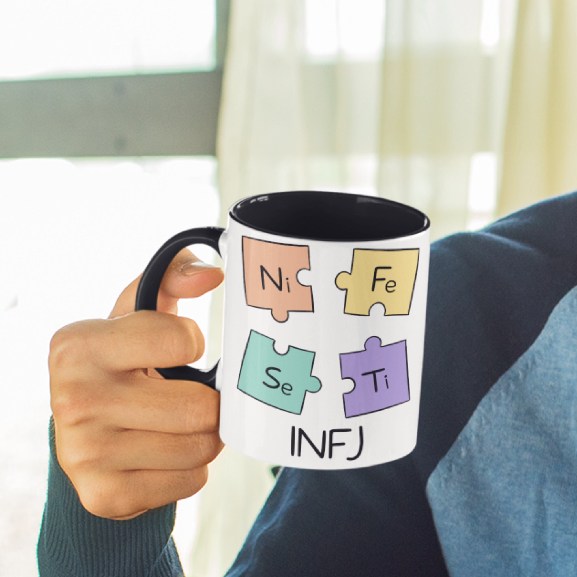 INFJ Nife MBTI Cognitive Functions Fun Puzzle Counselor Present Myers ...