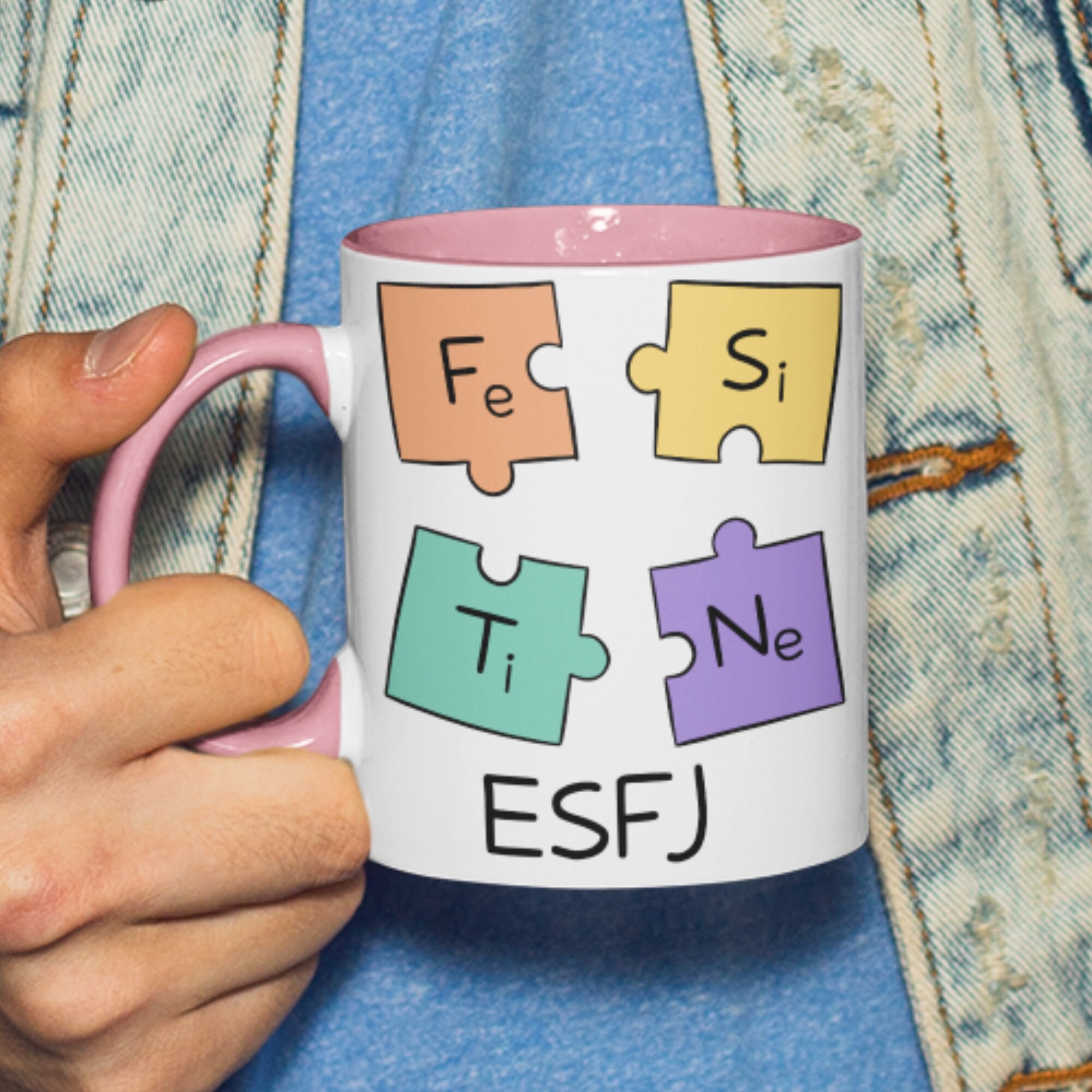 ESFJ Fesi MBTI Cognitive Functions Fun Puzzle Consul - Etsy