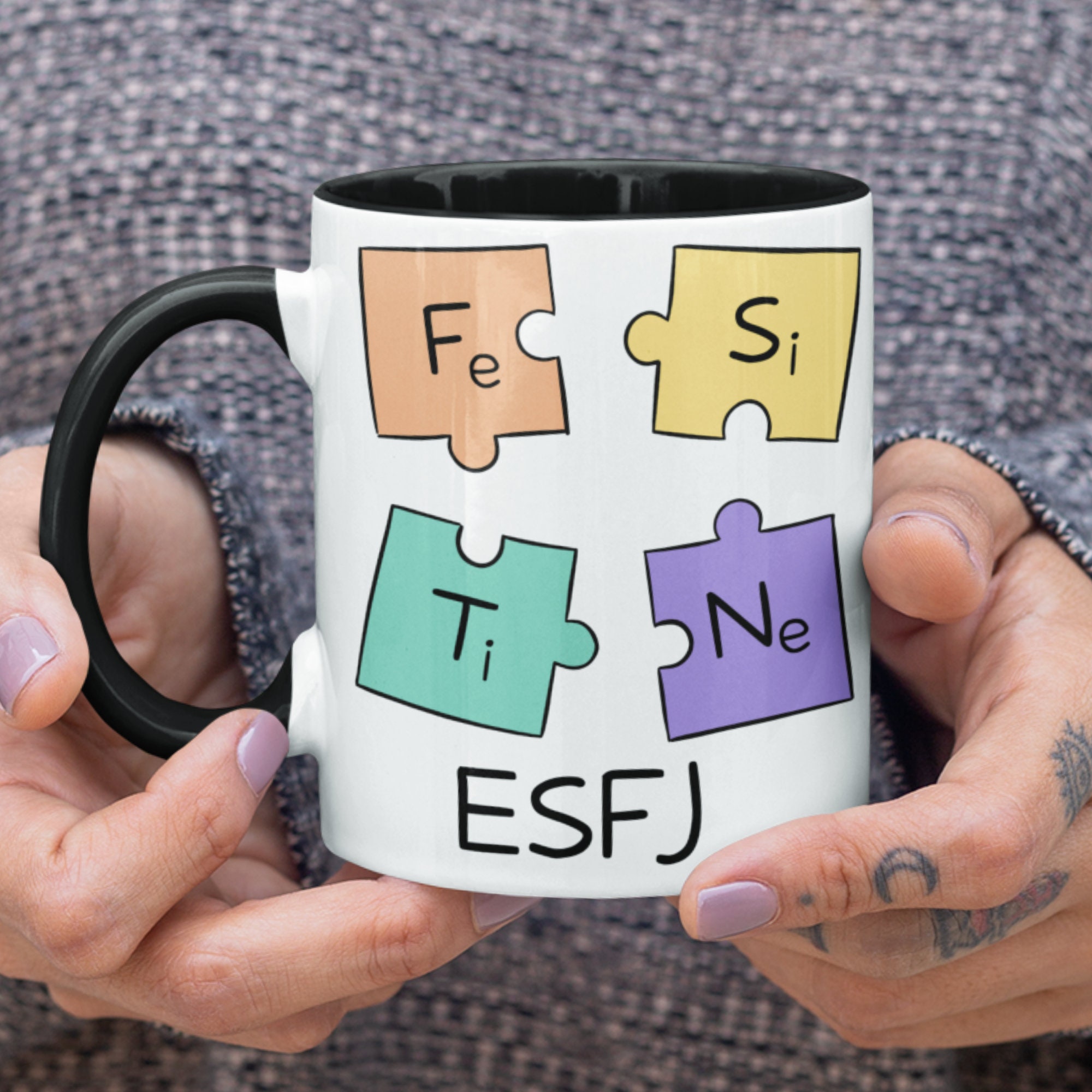ESFJ Fesi MBTI Cognitive Functions Fun Puzzle Consul - Etsy