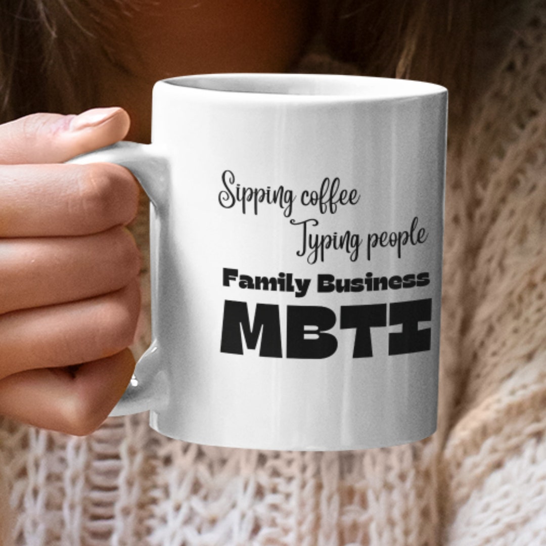 MBTI Myers Briggs Personality Type Sipping Coffee Typing People 16 ...