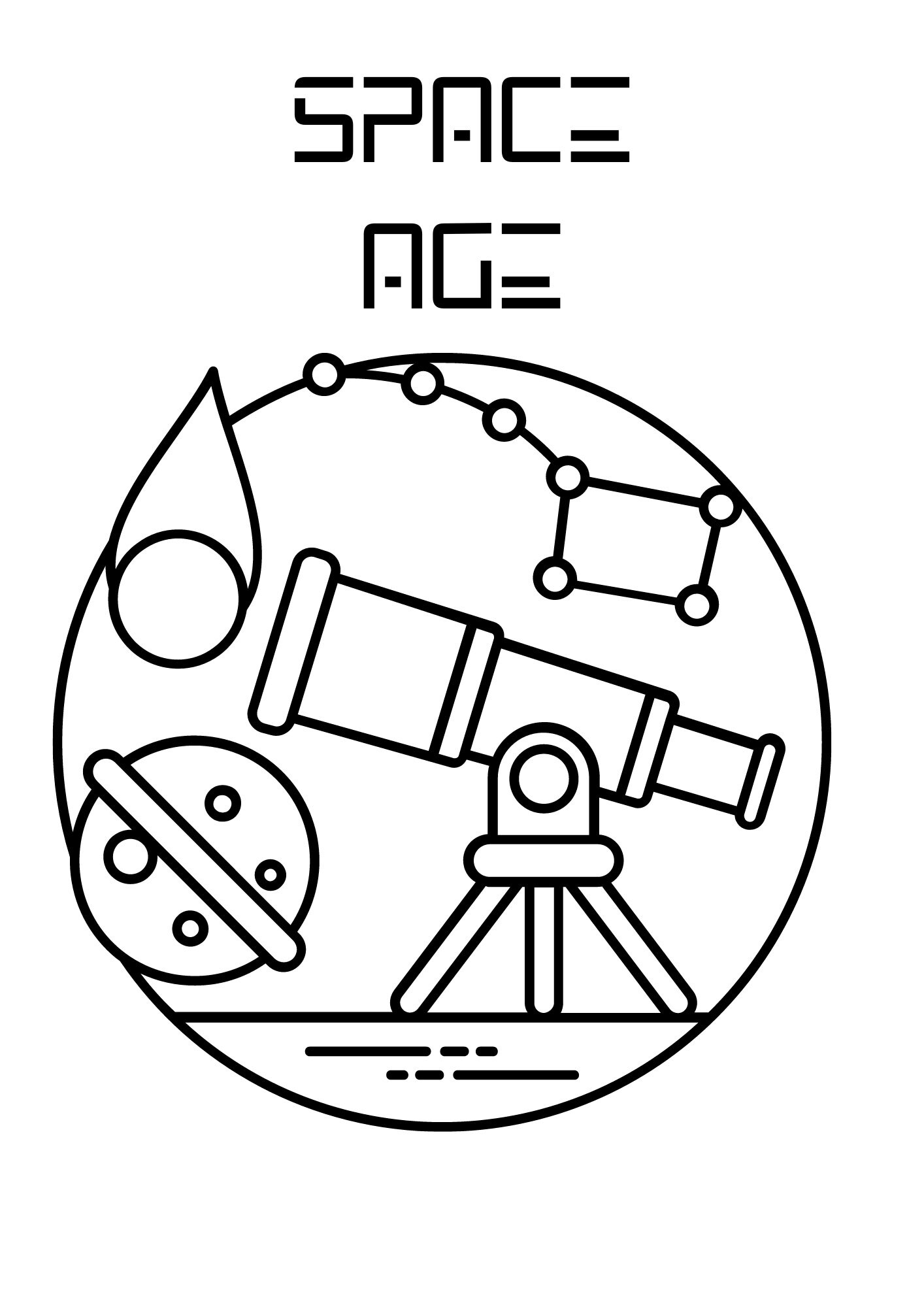 Space Coloring Pages, Cute Alien Activity, Alien Coloring, Printable ...
