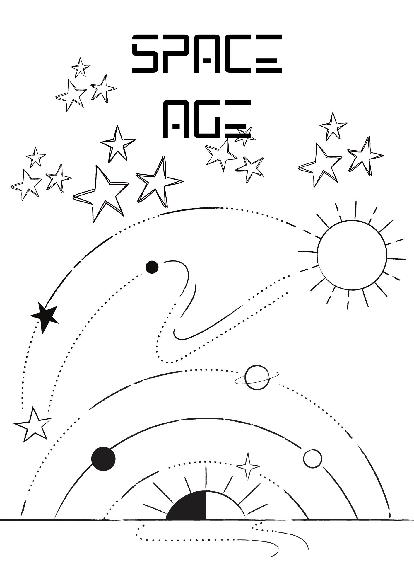 Space Coloring Pages, Cute Alien Activity, Alien Coloring, Printable ...