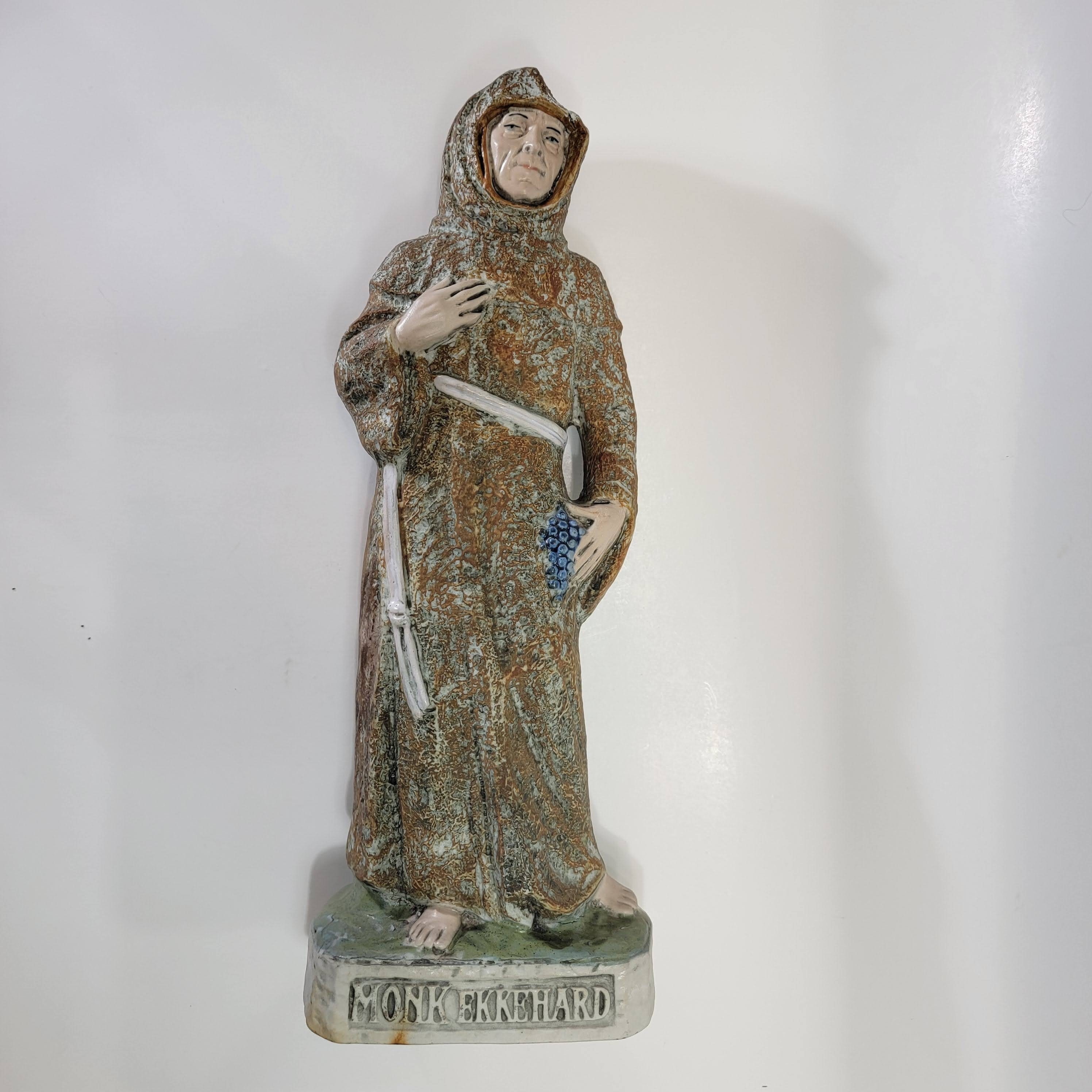 Figurine Monk Ekkehard Gourmet Gifts Selection Capodimonte Porcelain ...