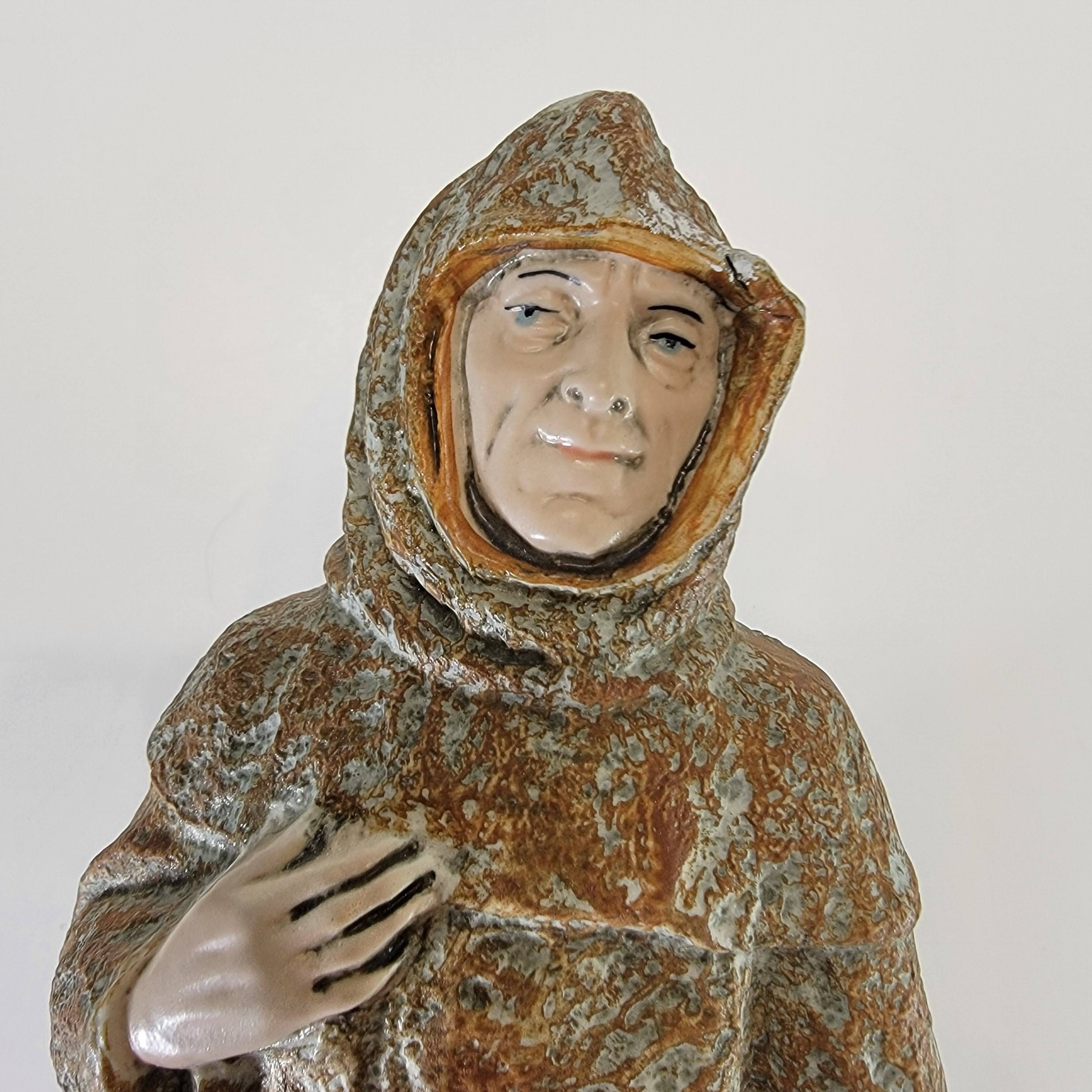 Figurine Monk Ekkehard Gourmet Gifts Selection Capodimonte Porcelain ...