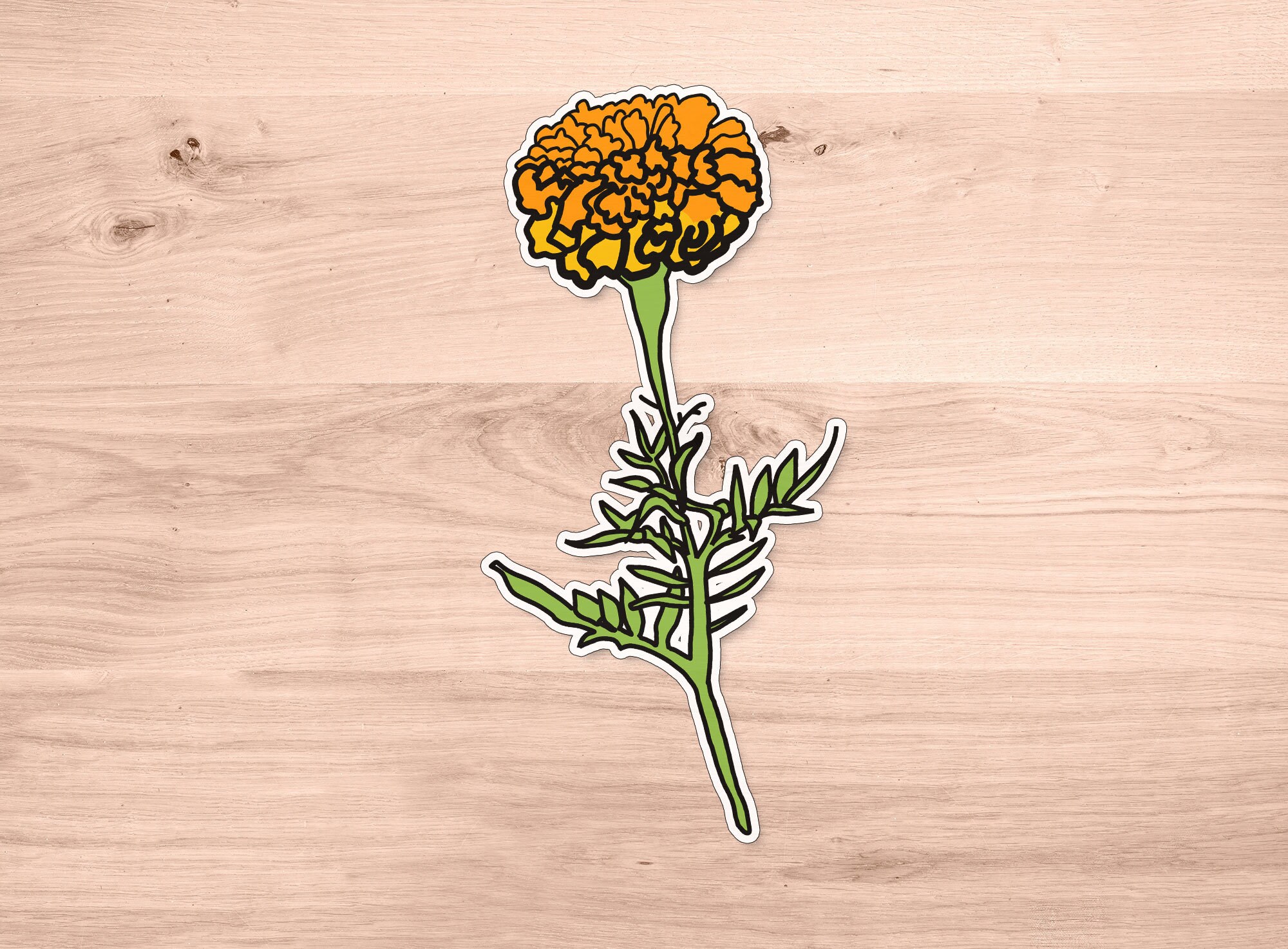 October Marigold SVG, Marigold Flower Svg, October Flower SVG, Flower ...