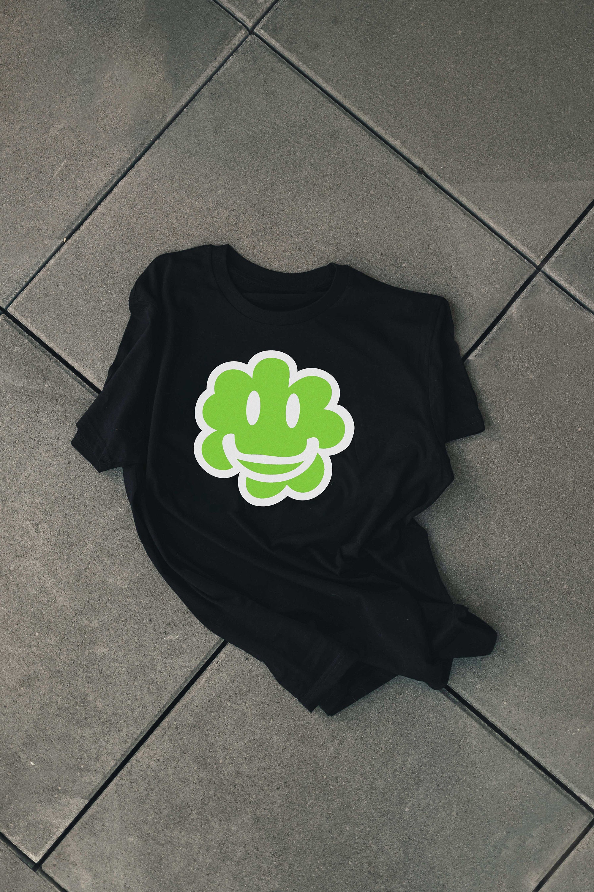 Shammy the Shamrock Smiley Face SVG, Shamrock Green Smiley Face SVG ...