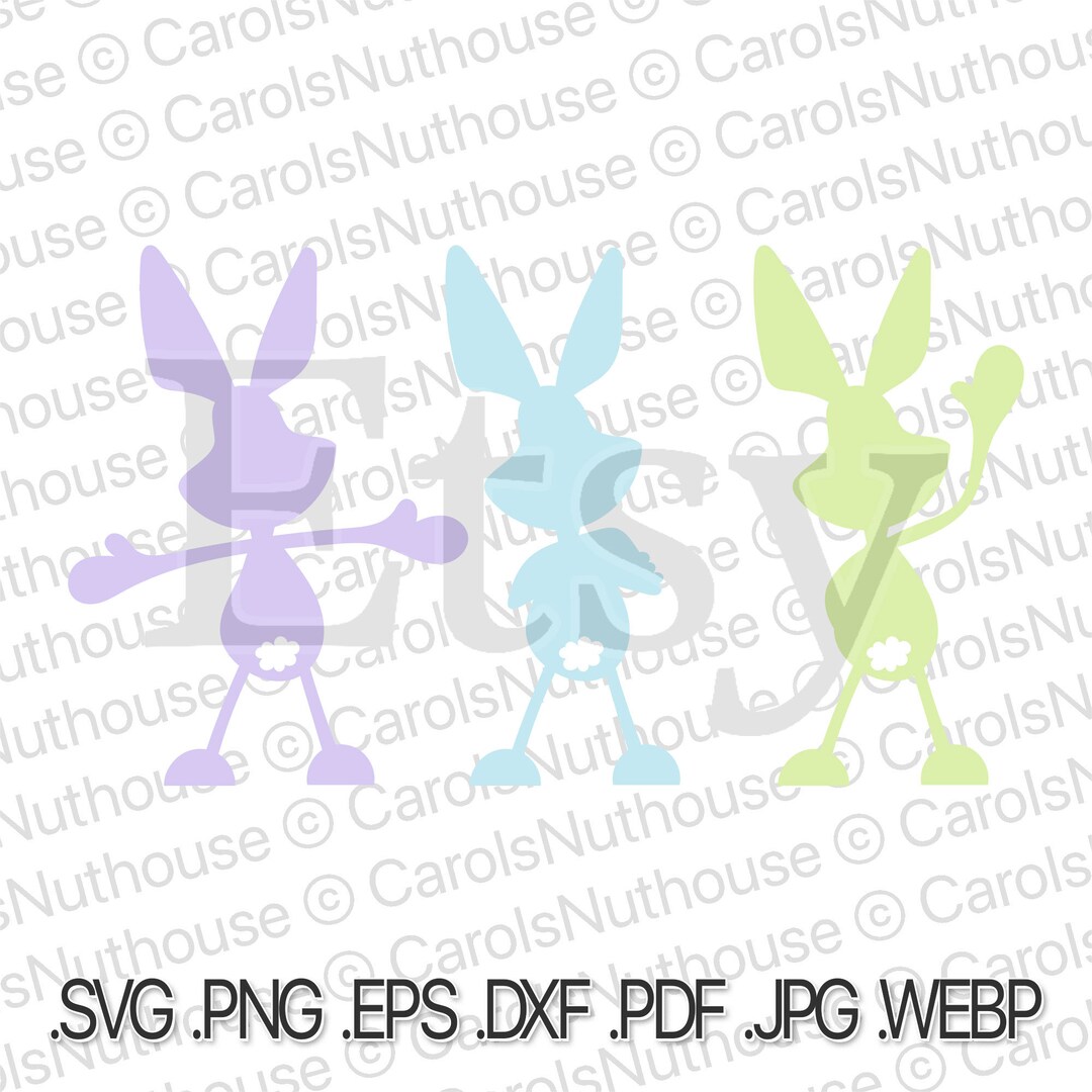 Hase SVG, Osterhase SVG, Hase Cartoon SVG, Bunny Design svg, süße Hase ...