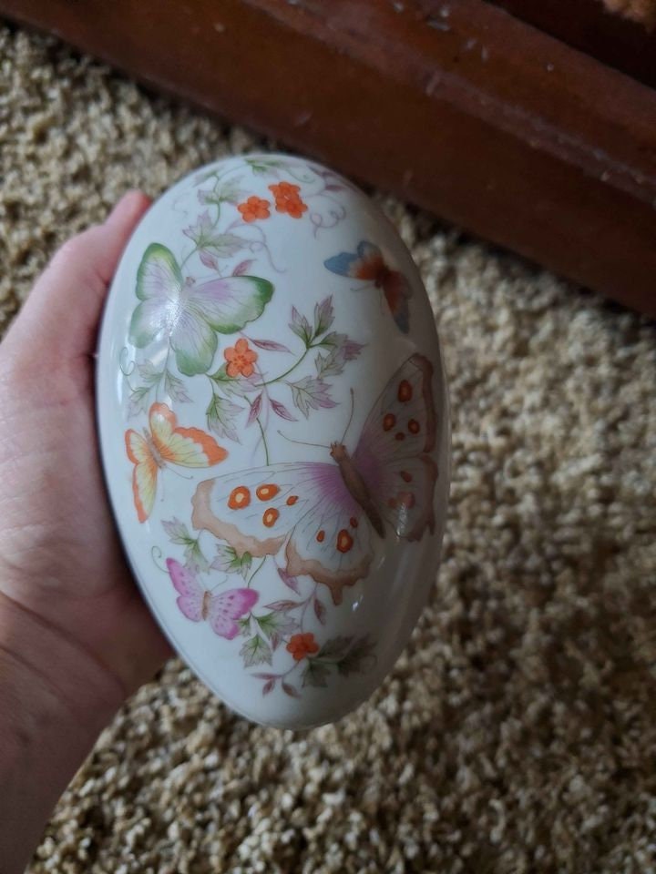 Avon Porcelain Egg - Etsy