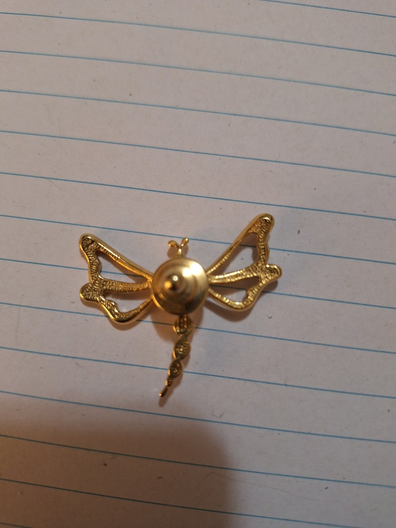 Vintage Avon Dragonfly Brooch - Etsy
