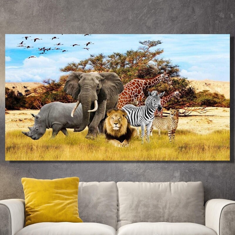African Animal Posters - Etsy