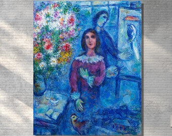 Marc Chagall Canvas Wall Art Print,chagall Exhibition Museum of Modern ...
