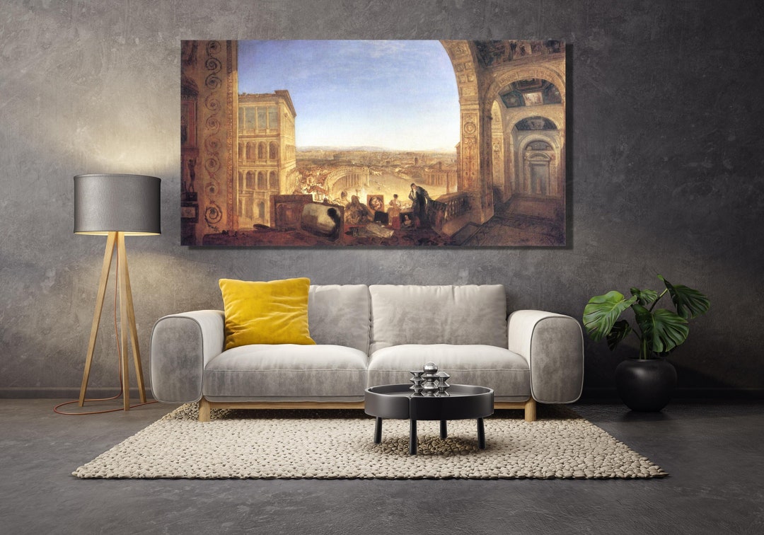 J. M. William Turner Rome From the Vatican Canvas Wall Art Raffaelle ...