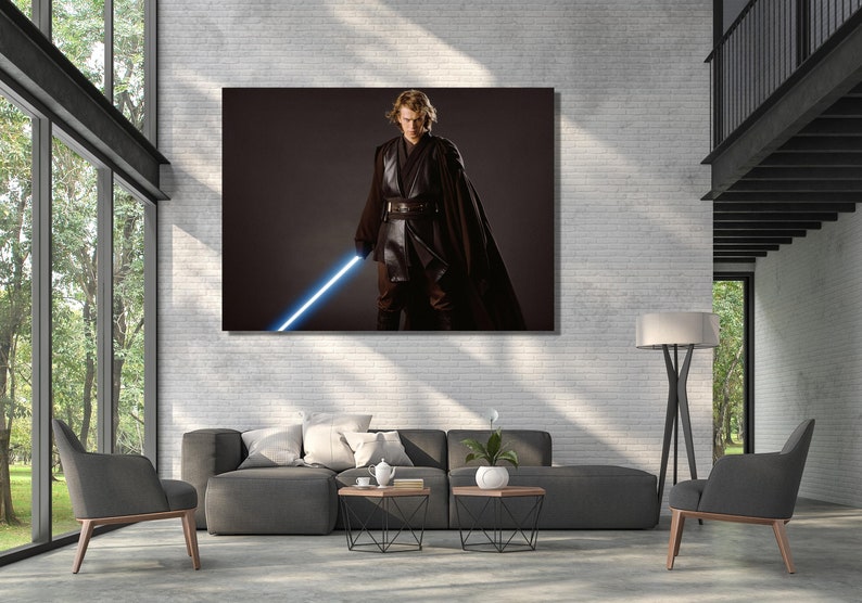 Anakin Canvas Art, Starwars Poster Anakin Skywalker Poster Print Art ...
