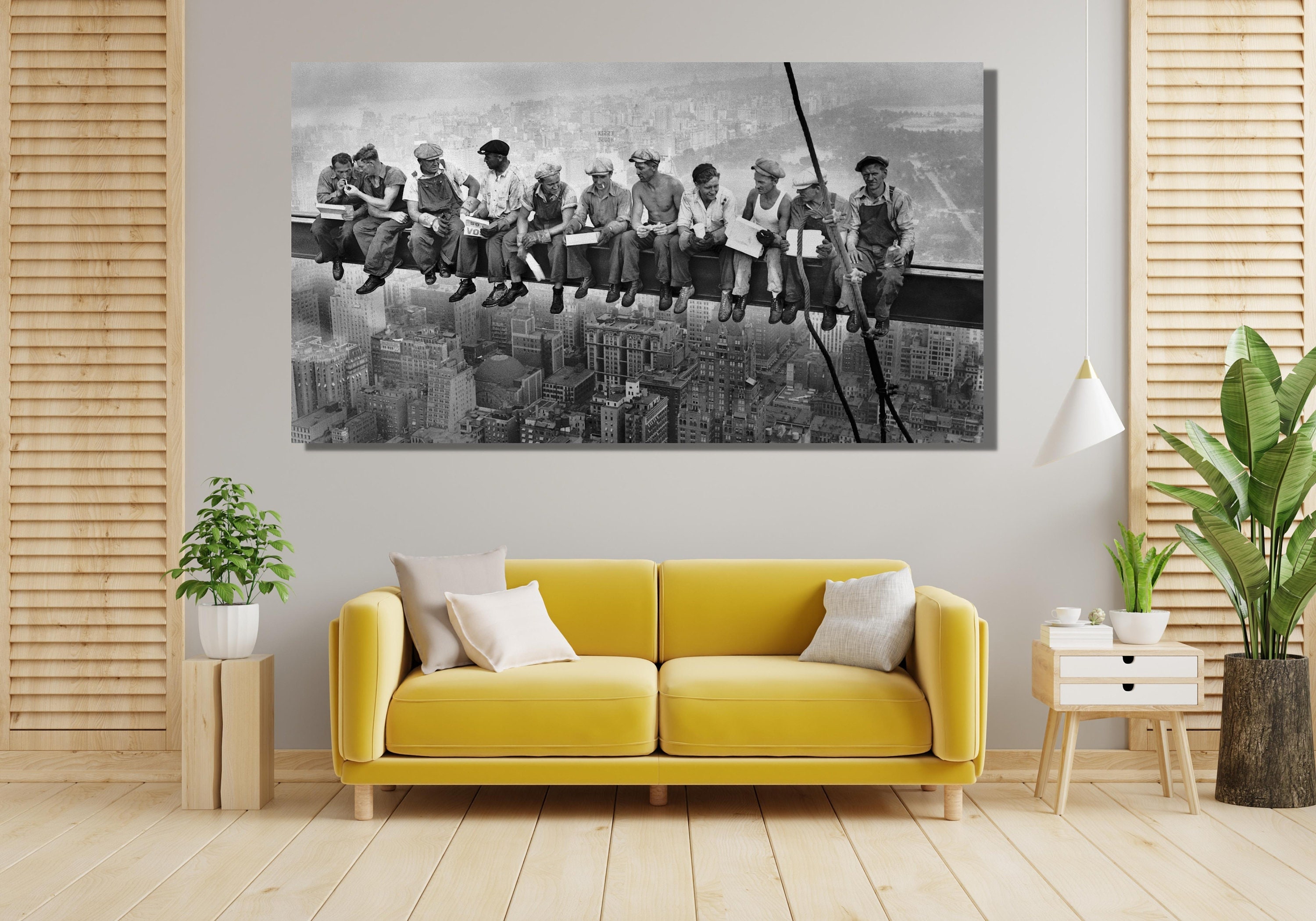 Lunch Atop A Skyscraper Canvas Wall Art Lunch Atop Skyscraper ...