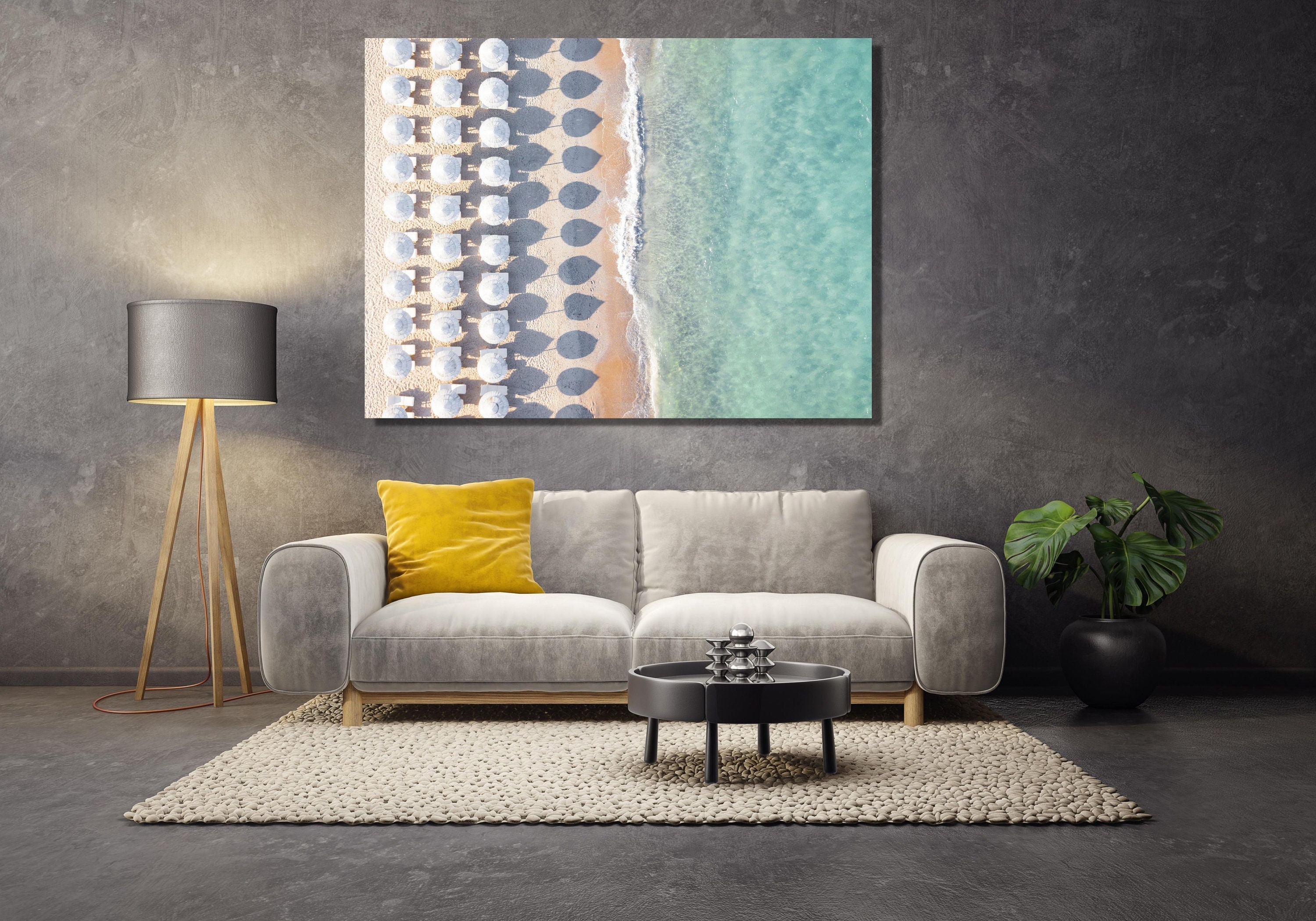Sea Landscape Ocean Wall Art, Coastal Wall Decor, Canvas Wall Art ...
