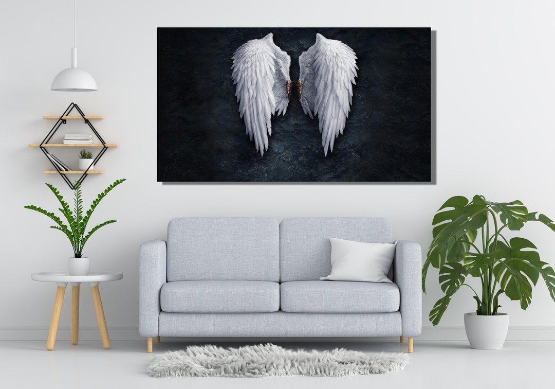 Angel Wings Poster, Angel Lucifer Wings Home Decor, Netflix Lucifer ...
