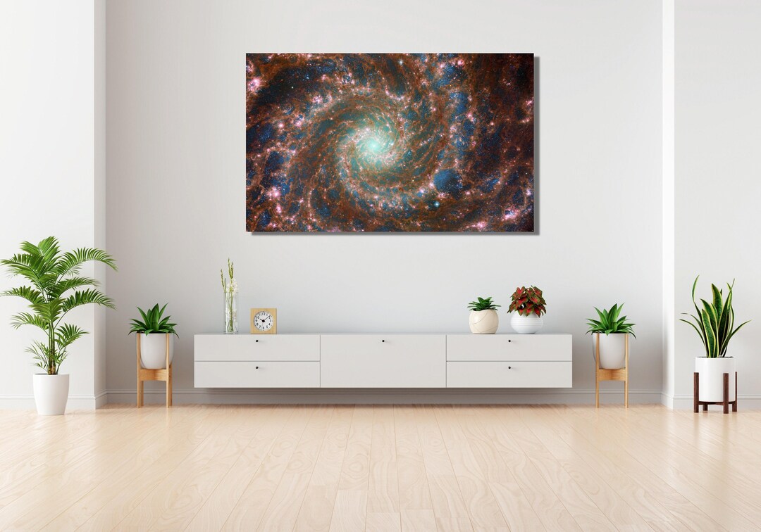 James Webb NASA Space Telescope Phantom Galaxy Messier 74 M74 Space ...