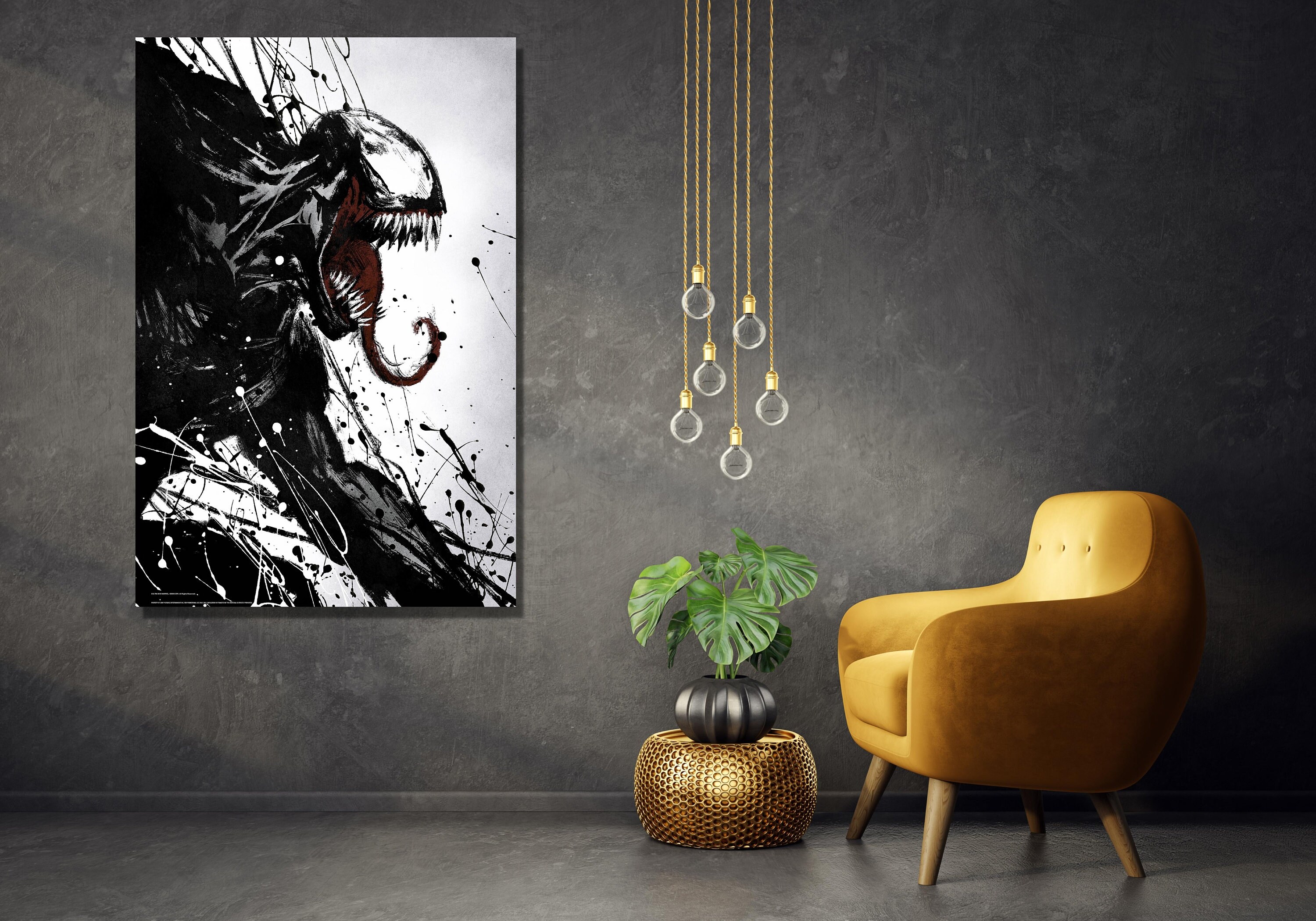 Venom Art Print, Venom Canvas Wall Art, Venom Poster, Venom Print ...