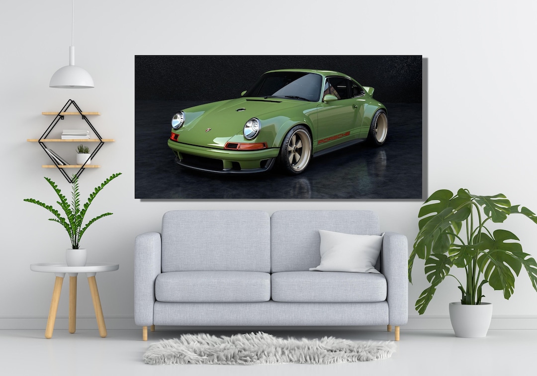 Porsche 911 Poster, Super Car Porsche Home Decor, Porsche 911 Canvas ...