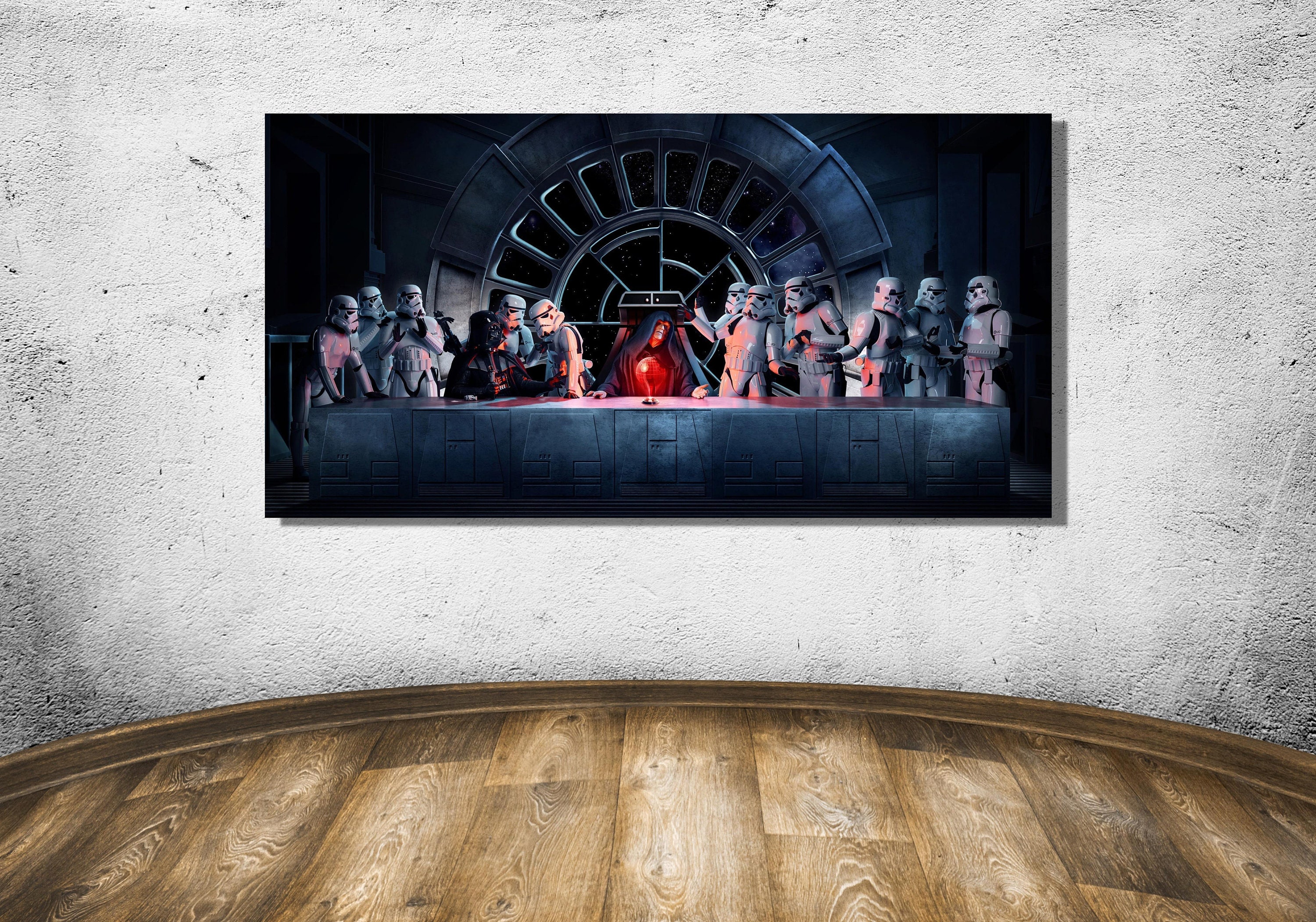 Starwars Last Supper Canvas Wall Art, Poster, Print, Home Decor ...