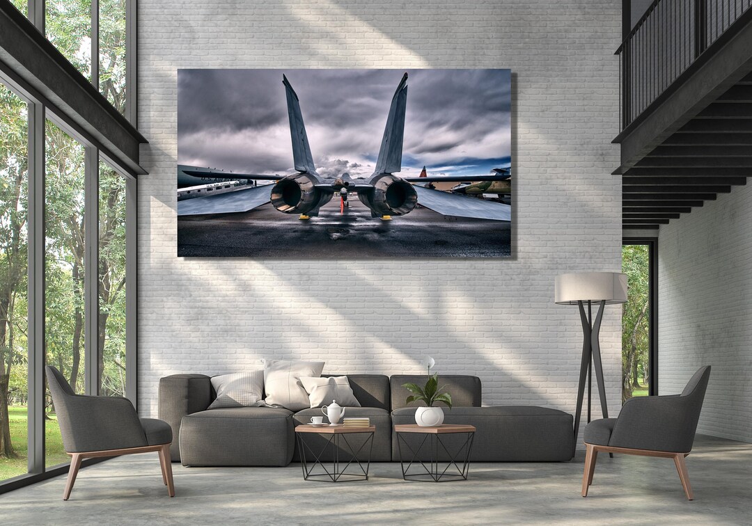 F 16 Engine Canvas Wall Art, War Plane Canvas, Aircraft Poster, F 22 ...