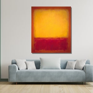 Mark Rothko Wall Art Mark Rothko Poster, Mark Rothko Canvas, Mark ...