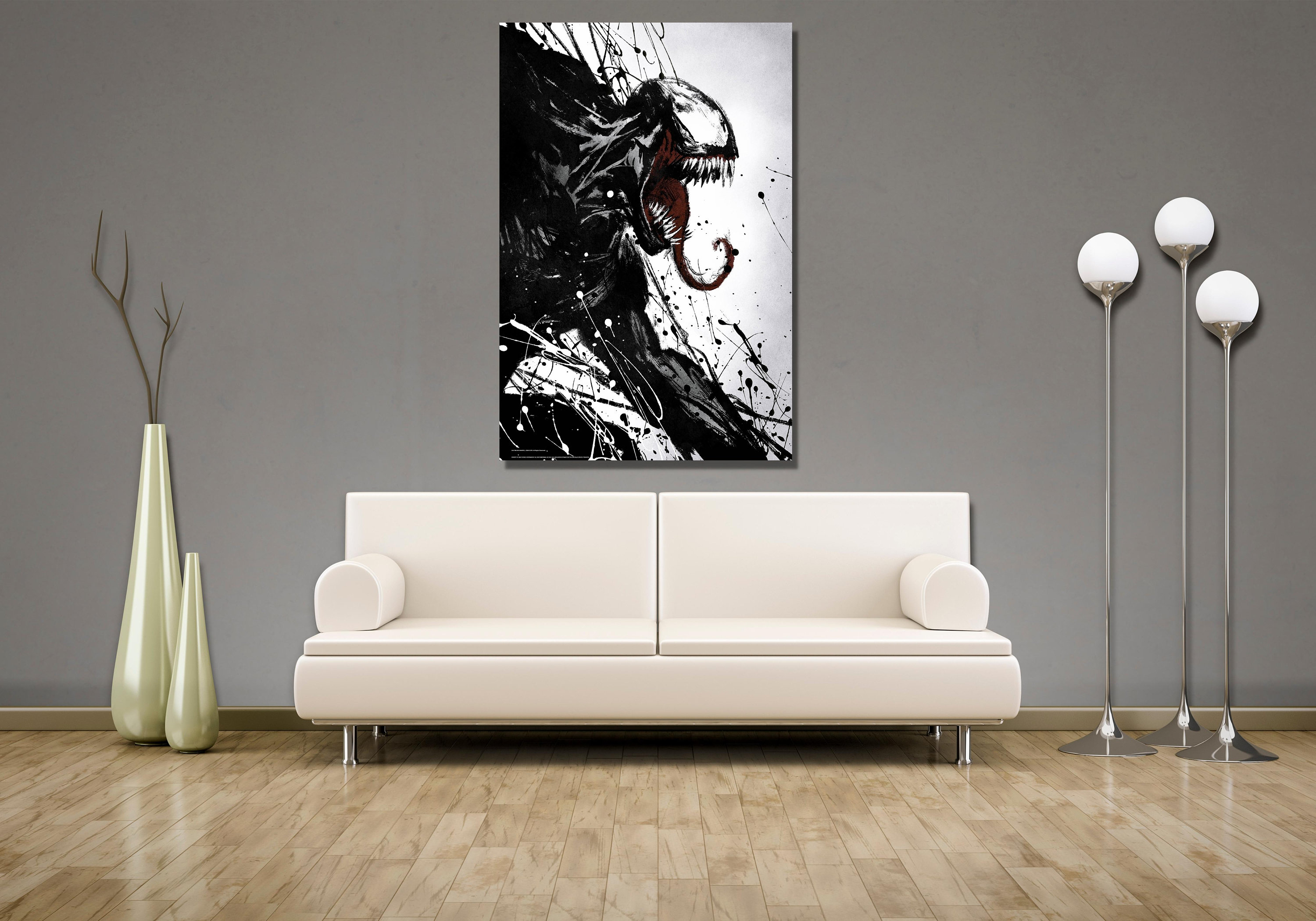 Venom Art Print, Venom Canvas Wall Art, Venom Poster, Venom Print ...