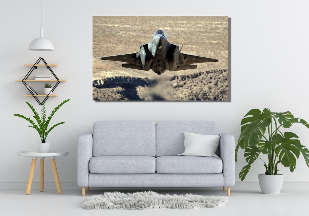 F-14 Tomcat Fighter Jet Canvas Wall Art,f 14 Military Plane Pattern ...