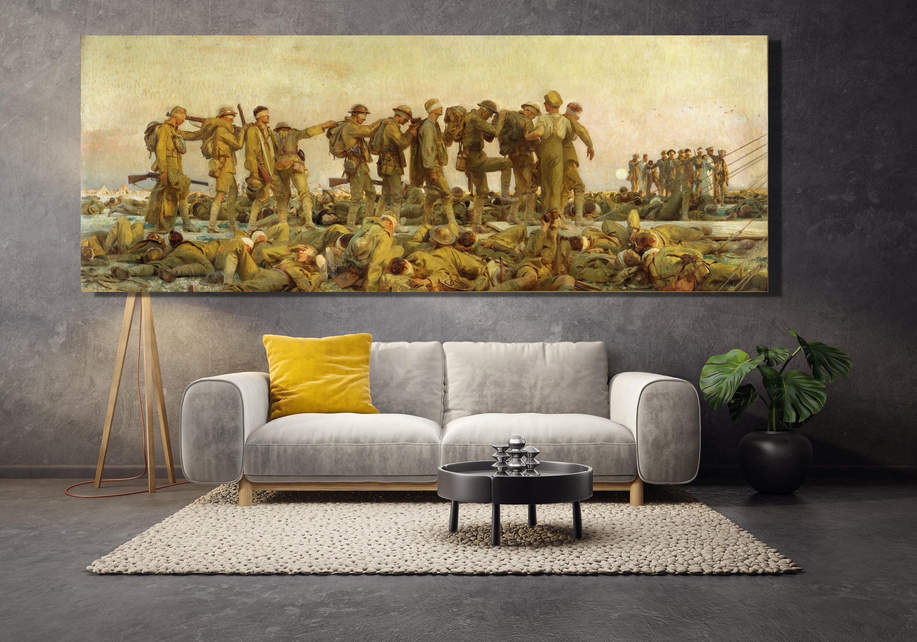 John Singer Sargent Gassed 1919 Canvas Wall Art John Singer - Etsy