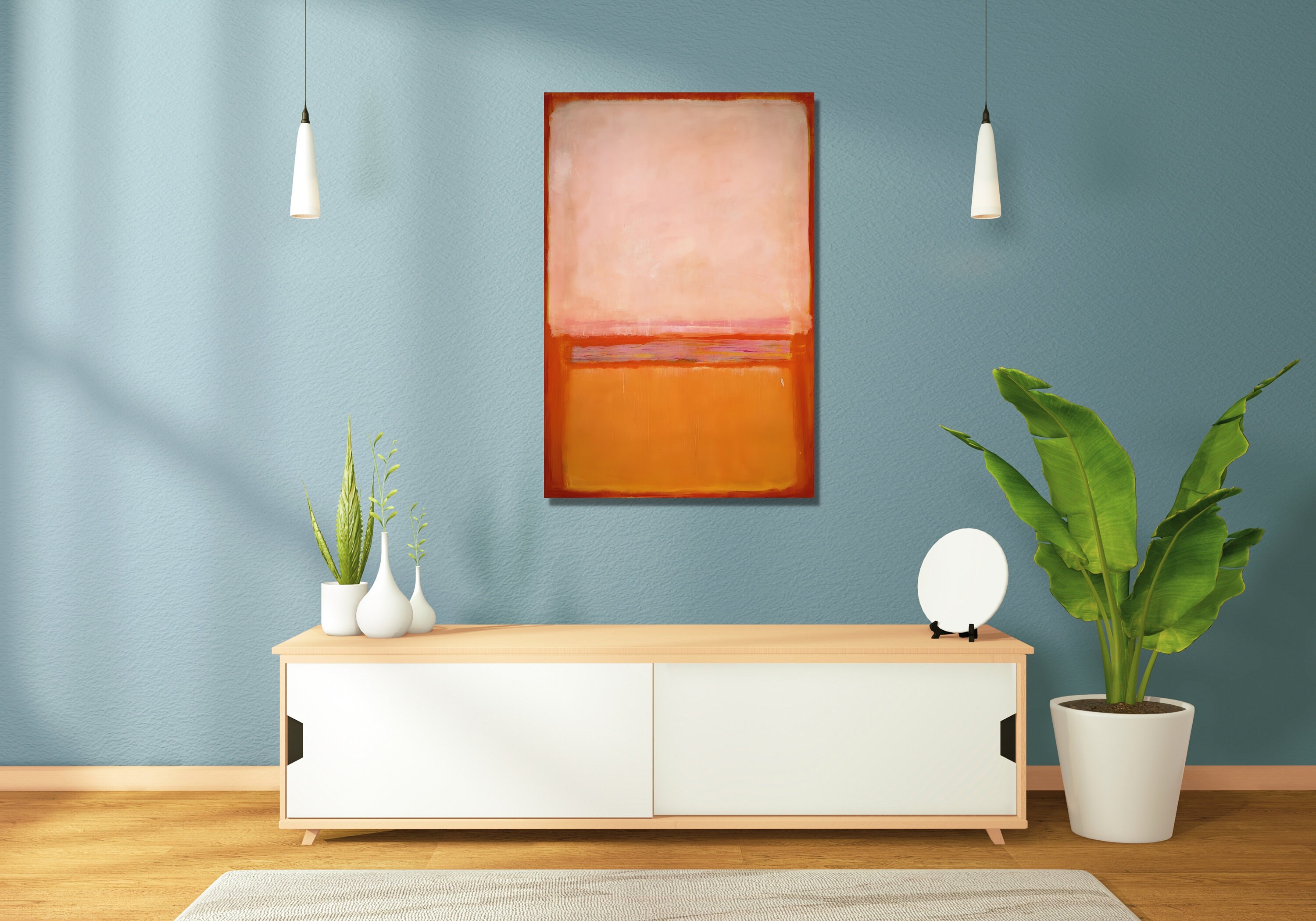 Mark Rothko Canvas Poster Art Mark Rothko Wall Art, Rothko Mix of ...