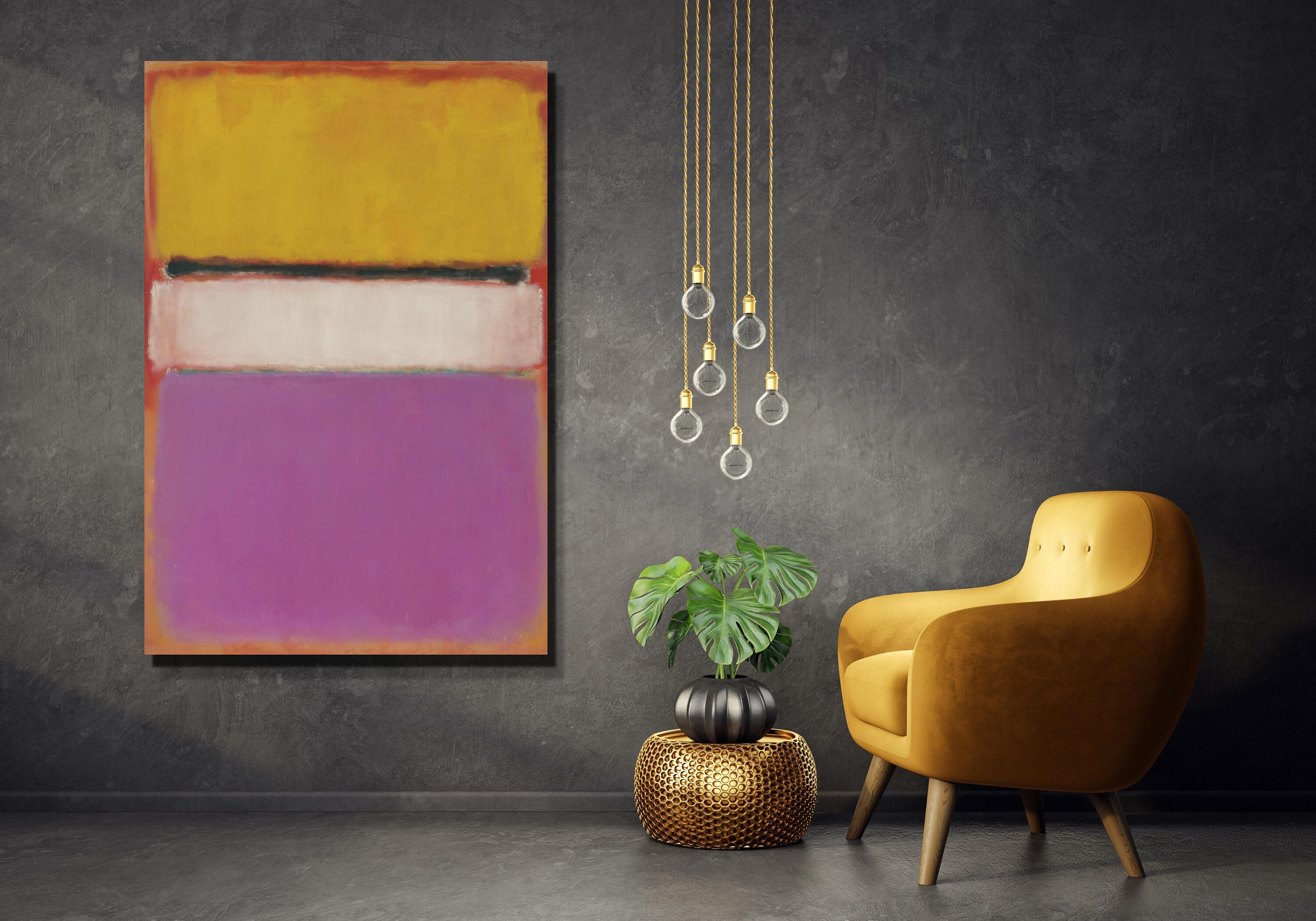 Mark Rothko Art Canvas, Mark Rothko Wall Art, Reproduction Poster ...