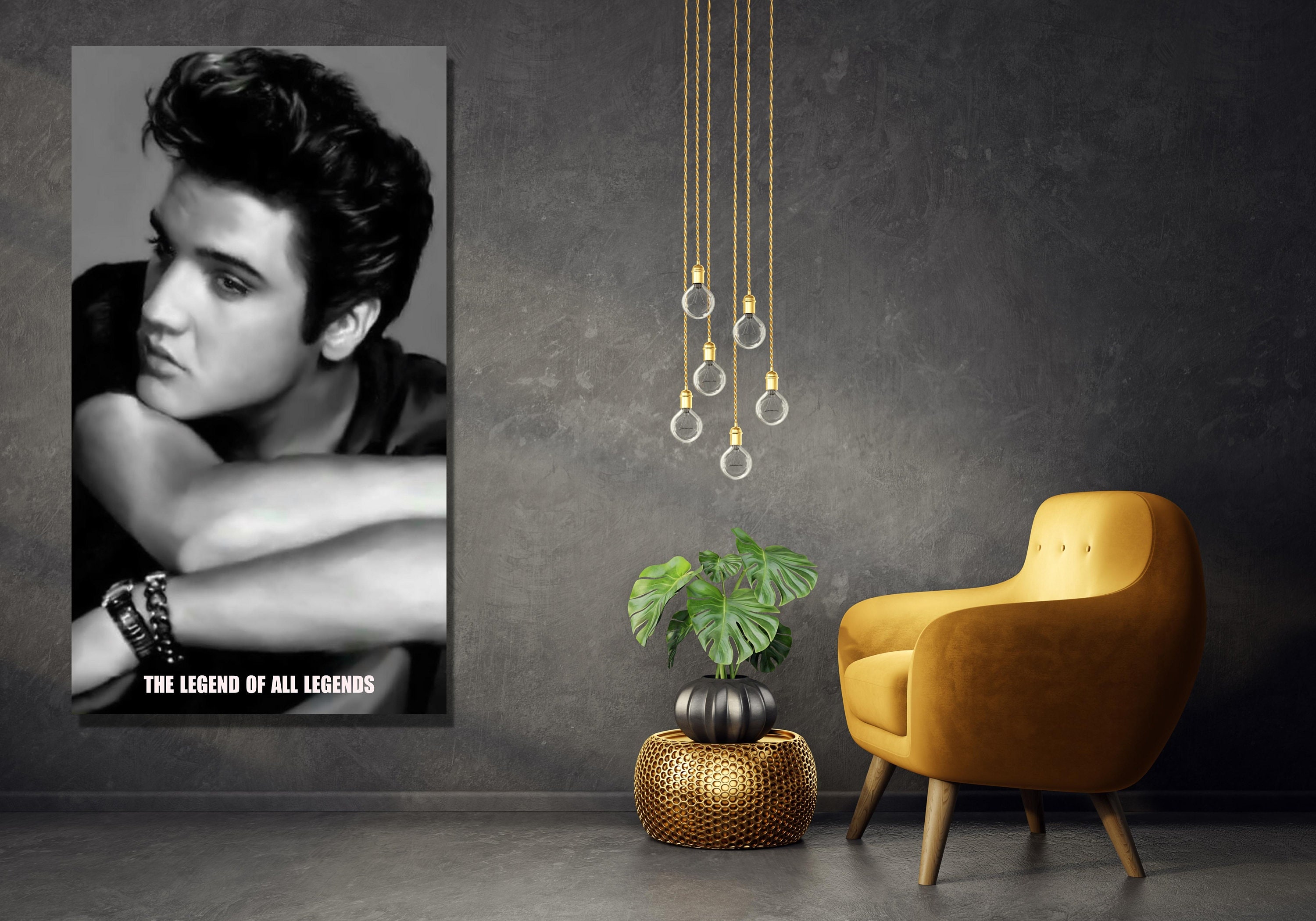 Elvis Presley Canvas Wall Art Elvis Presley Poster Print - Etsy