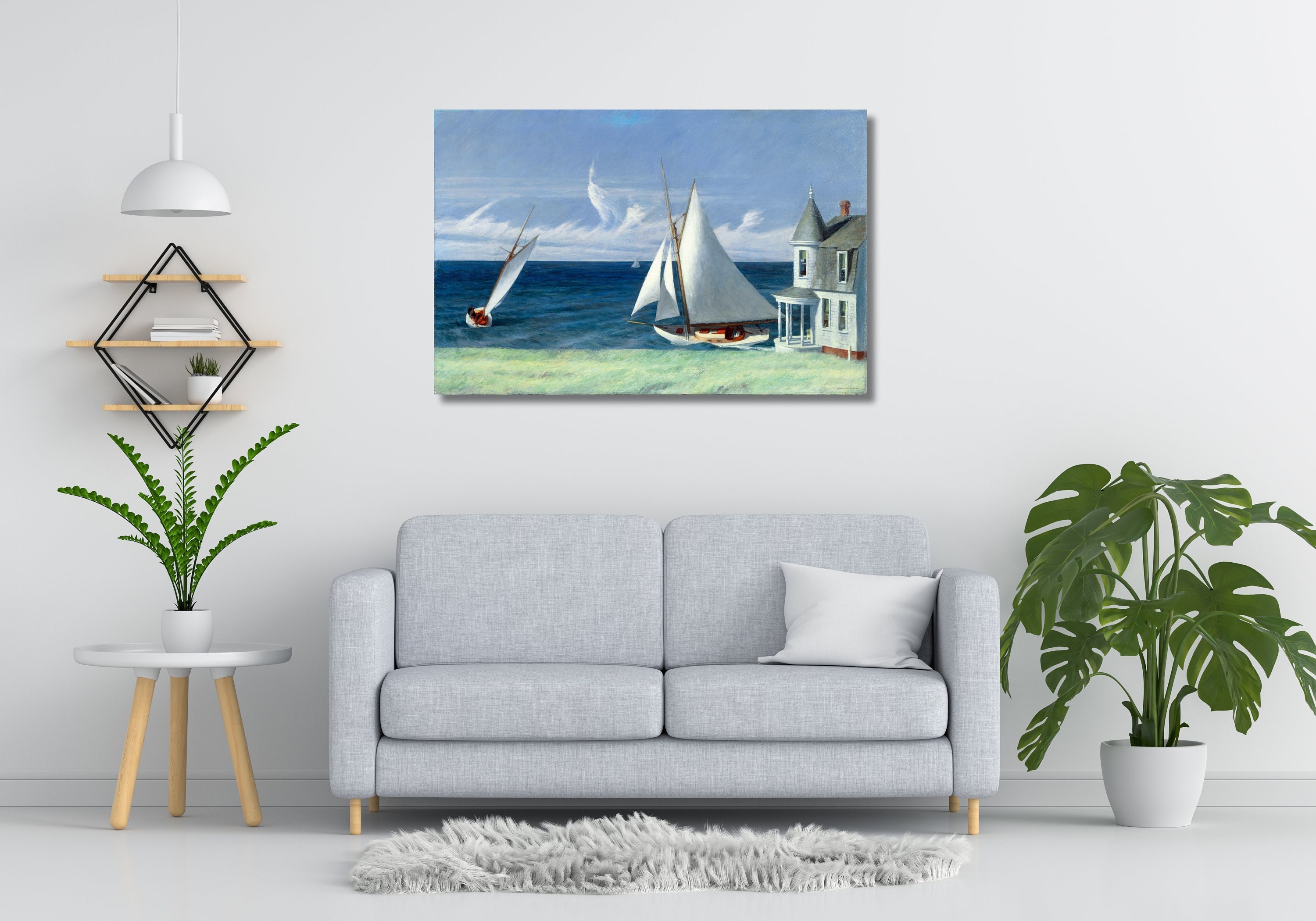 Edward Hopper Rooms by the Sea Modern Canvas Poster Wall Art Edward ...