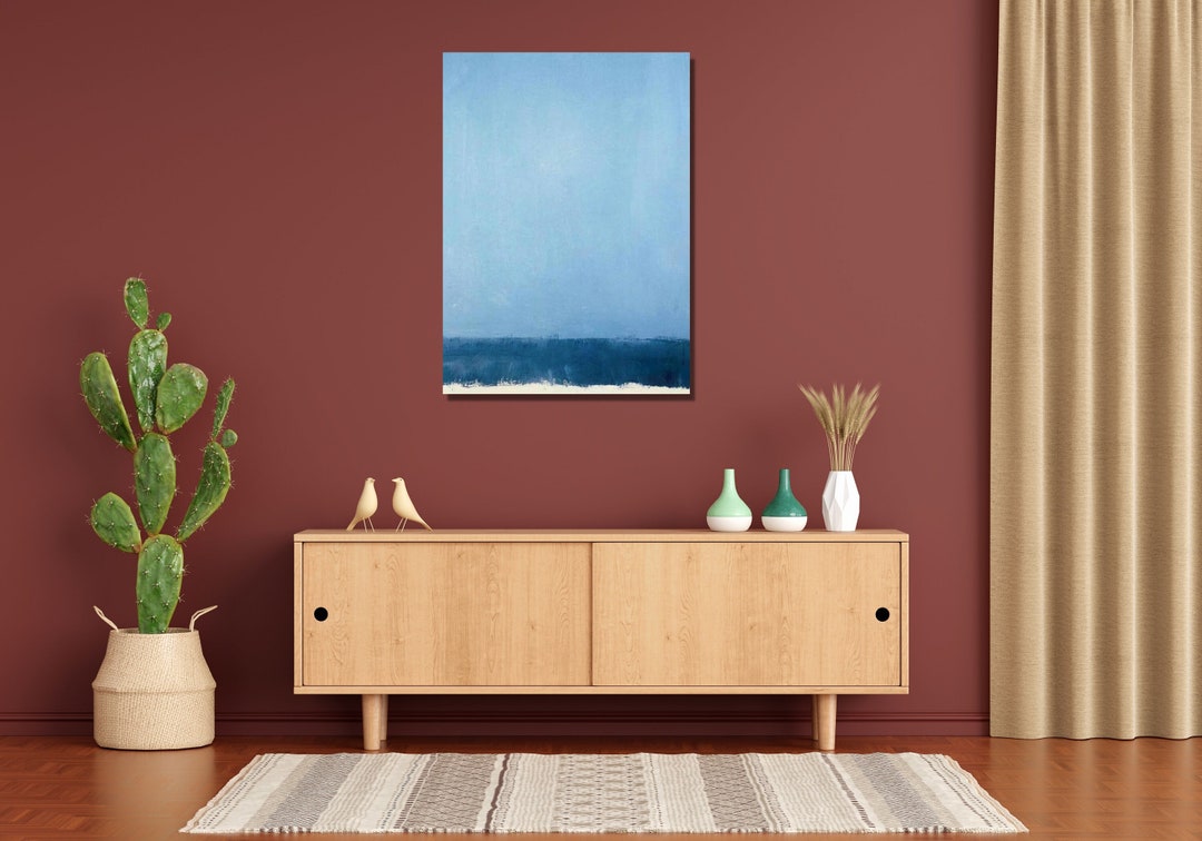 Mark Rothko Blue Canvas Wall Art, Mark Rothko Painting Poster, Rothko ...