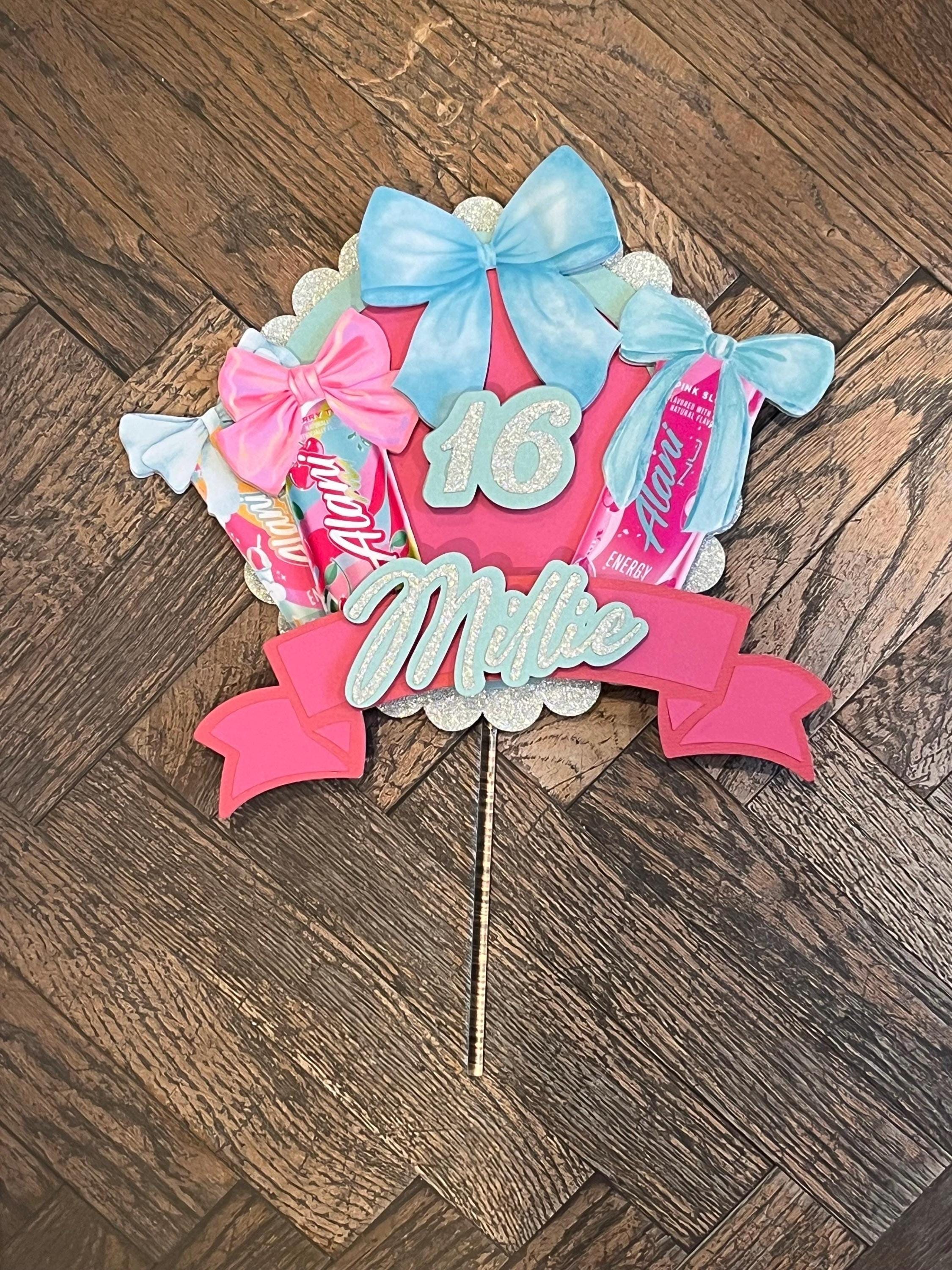 Energy Drink Preppy Alani Inspired Cake Topper - Etsy