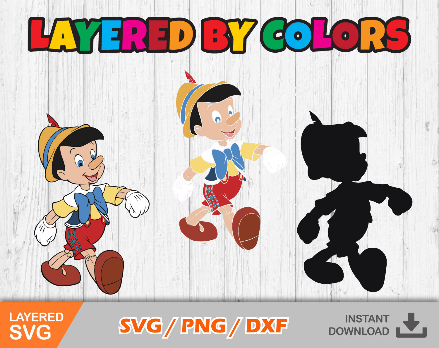 Pinocchio Clipart Bundle Pinocchio SVG Cut Files for Cricut / - Etsy ...