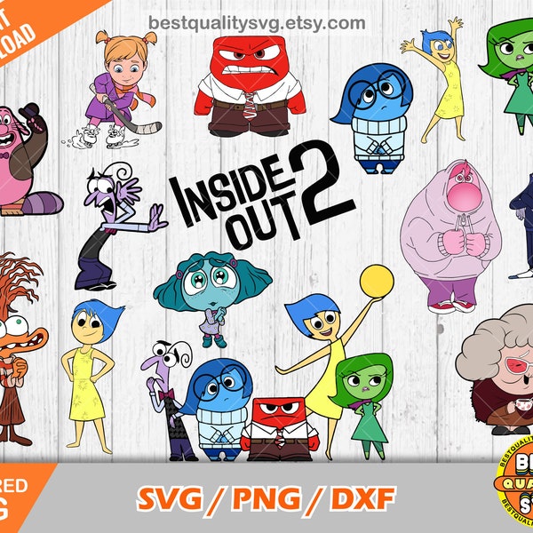 Inside Out 2 Cut Outs - Etsy