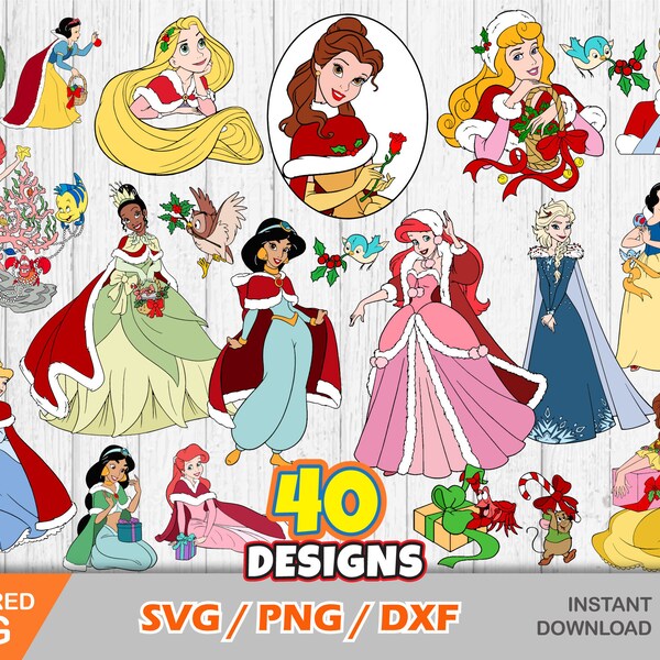 Princess Clipart - Etsy