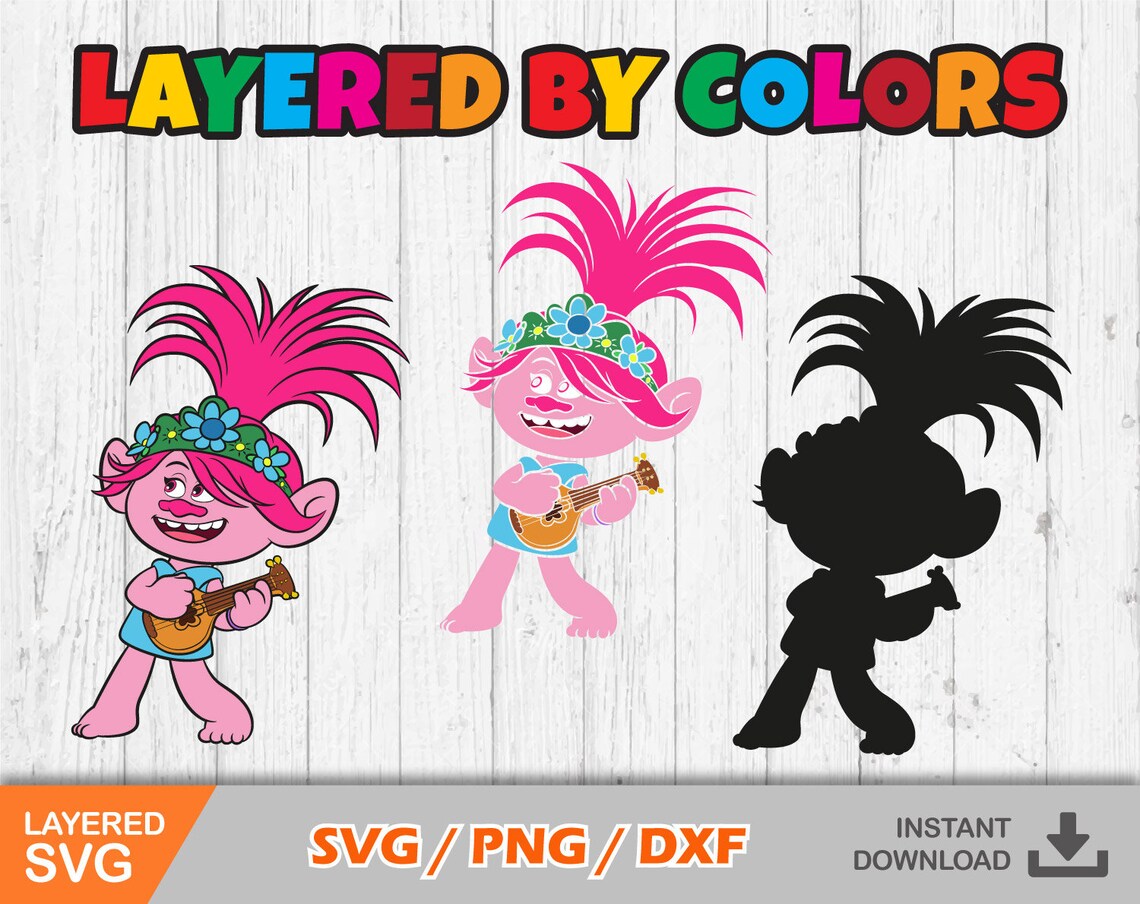 Trolls Clipart Bundle Trolls SVG Cut Files for Cricut / - Etsy UK